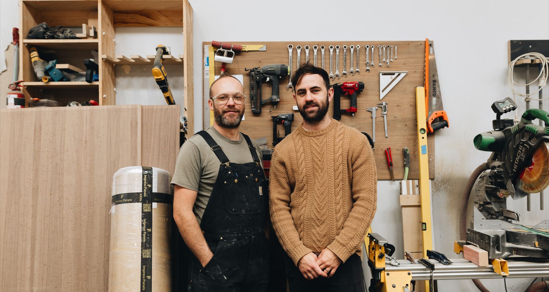 Inside the Proffer workshop with design duo George and Matt