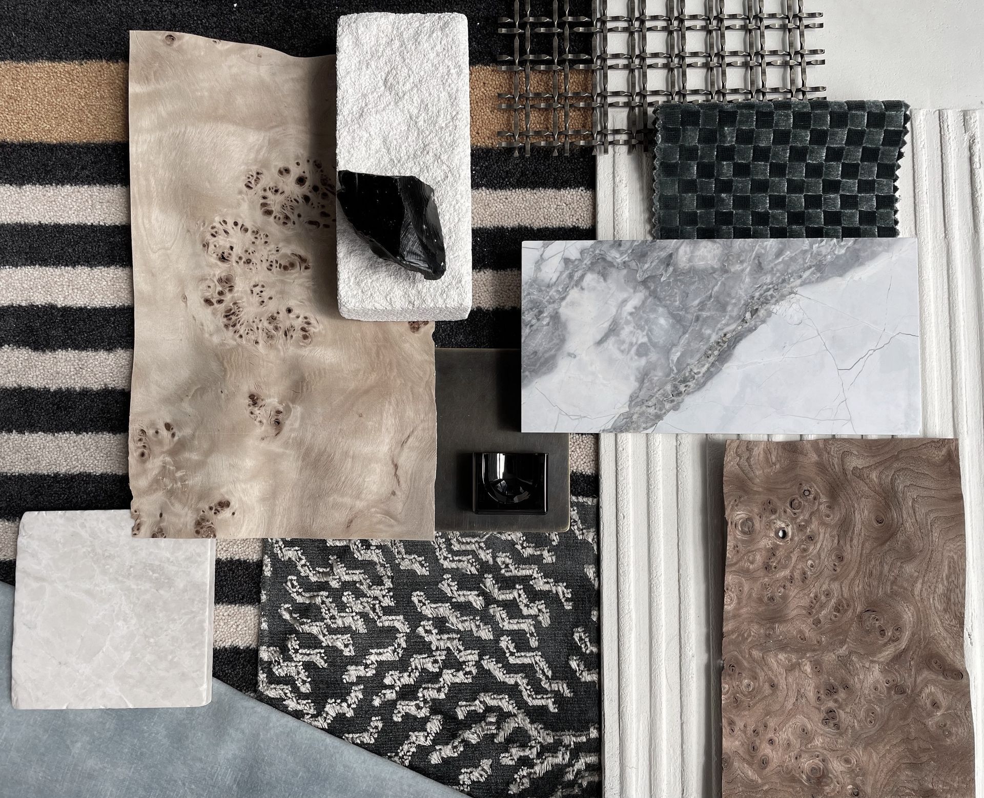 interior design material board