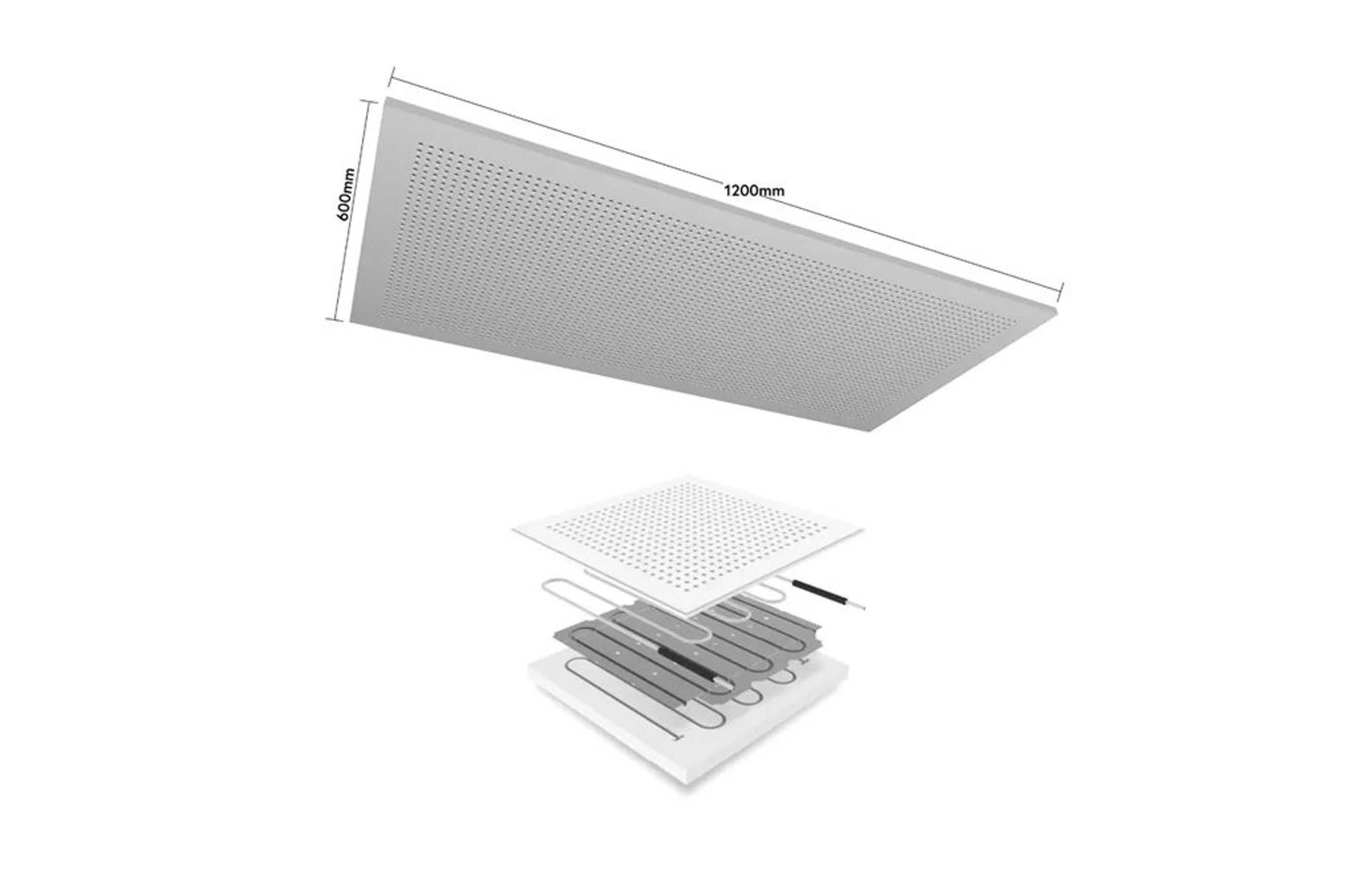 Active ceiling for the commercial market is now available Waterware ...