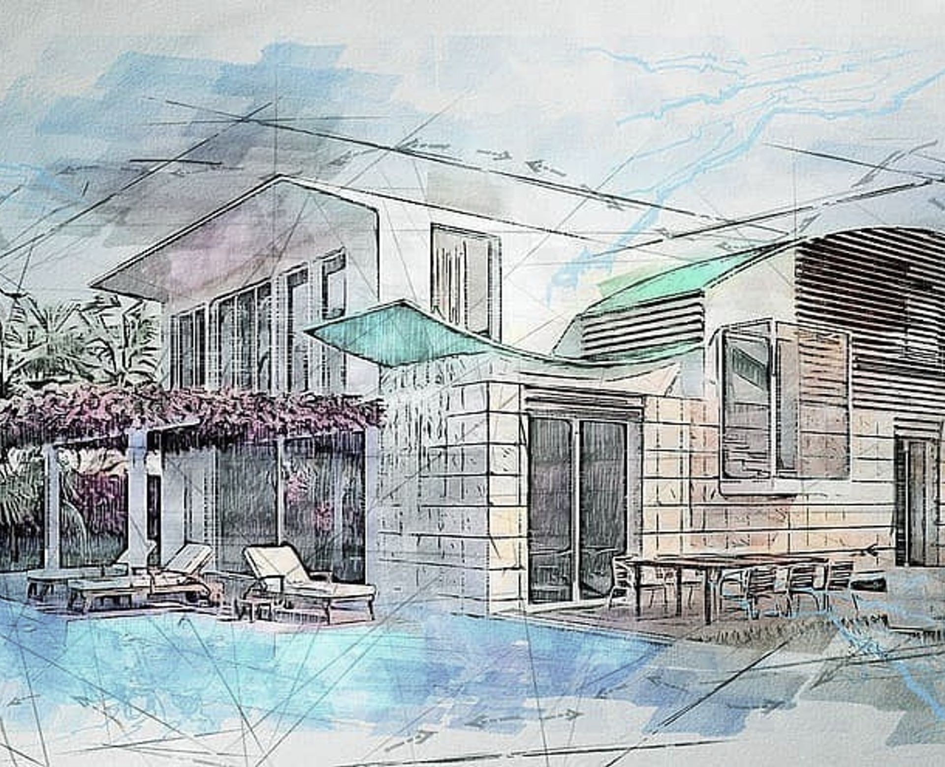 3d drawing architecture