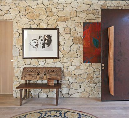 limestone interior wall cladding