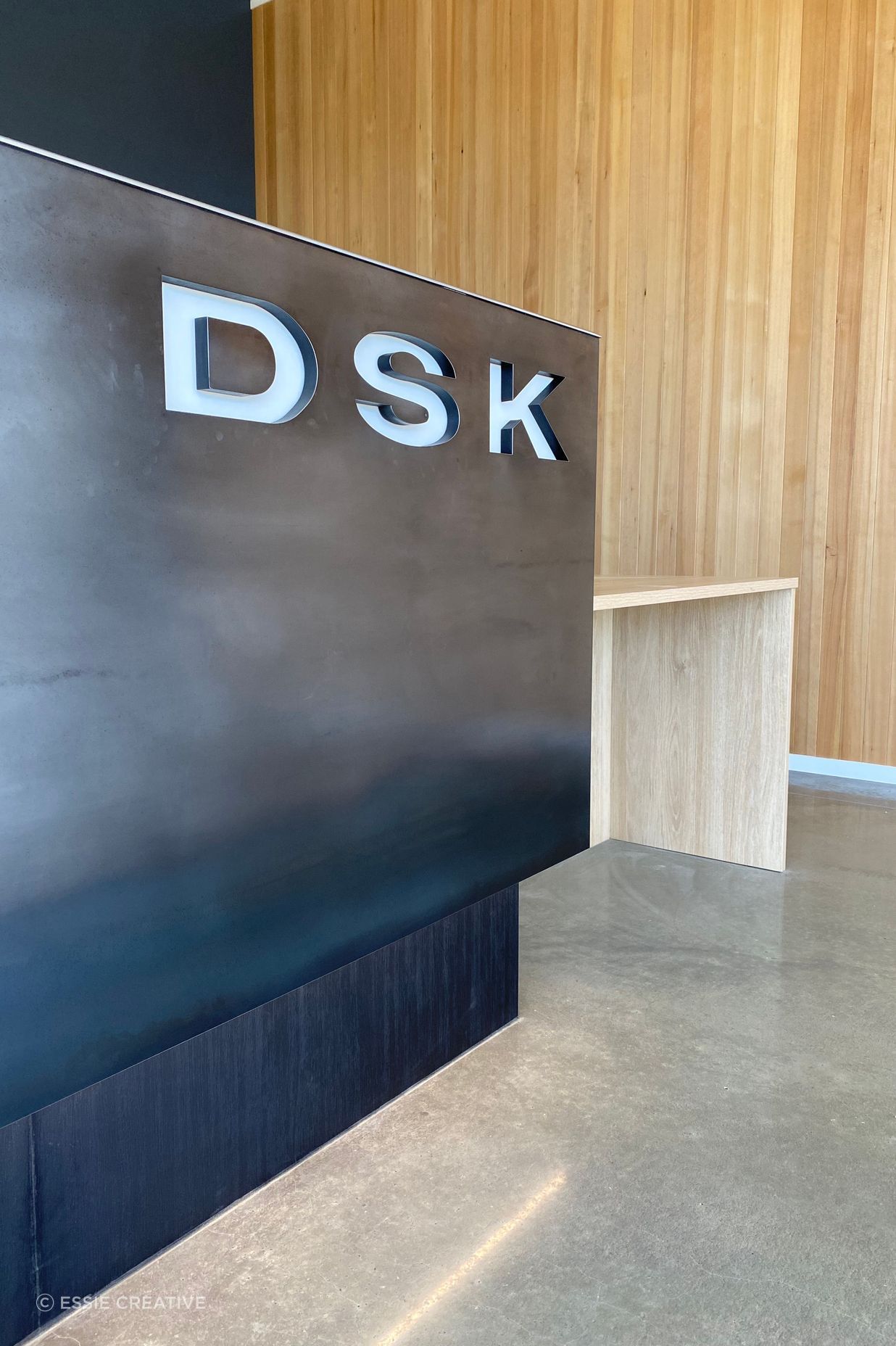 DSK Engineering Reception by Natural Edge Joinery | ArchiPro NZ