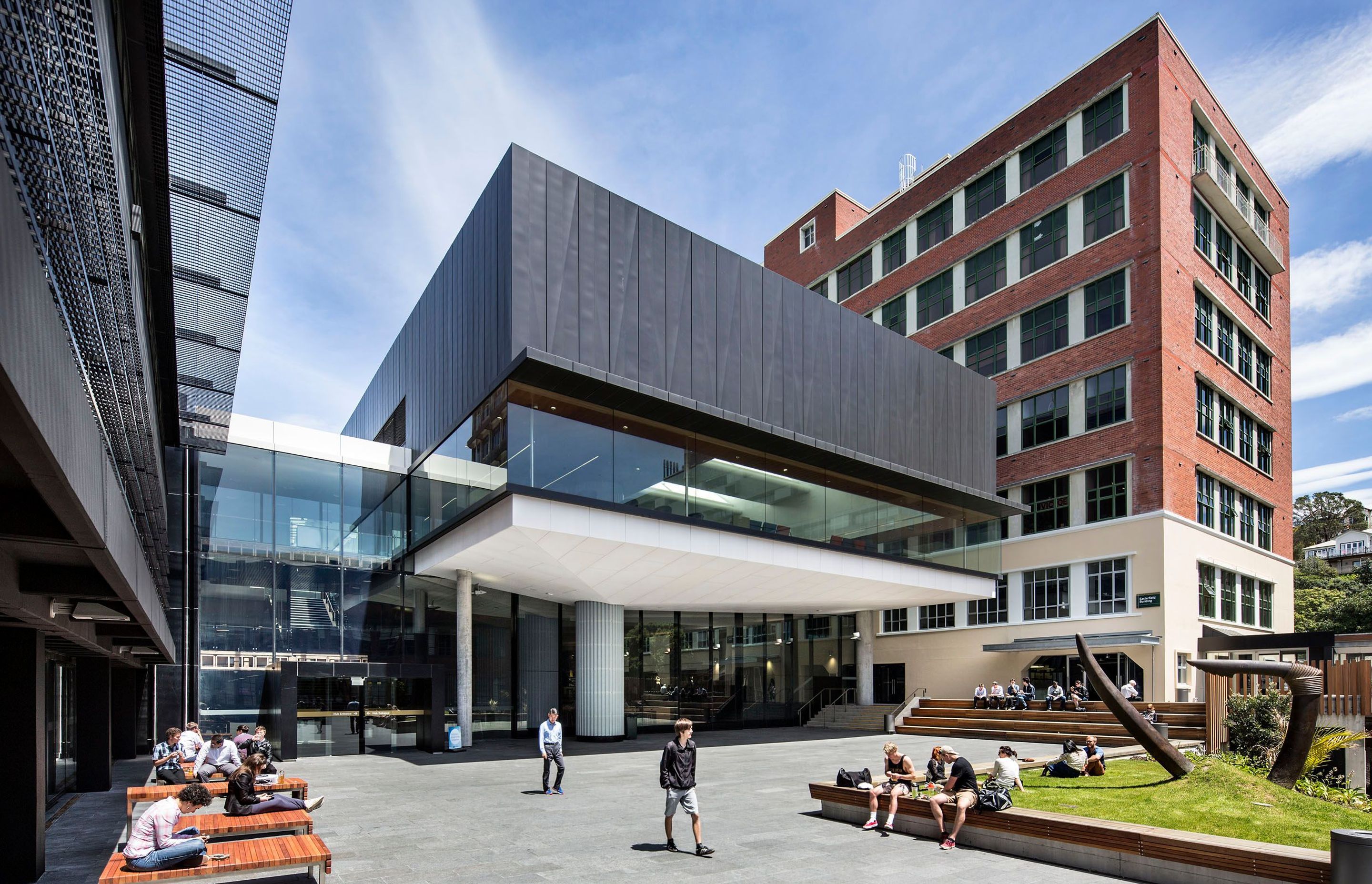Victoria University of Wellington Campus Hub & Library by Architectus ...