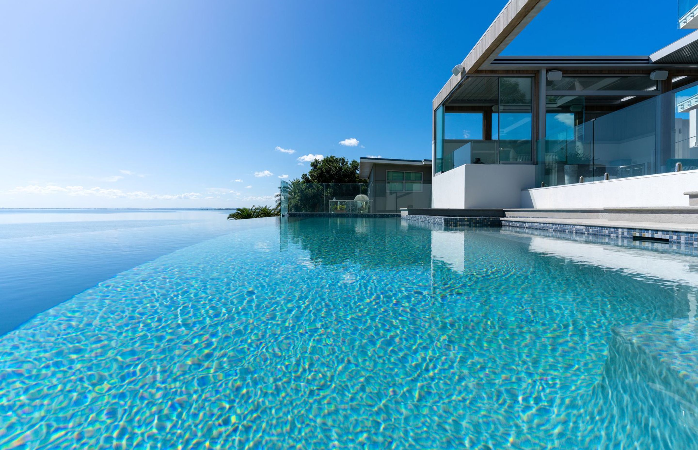 Clarks Beach Infinity Pool by Alfresco Pools | ArchiPro NZ