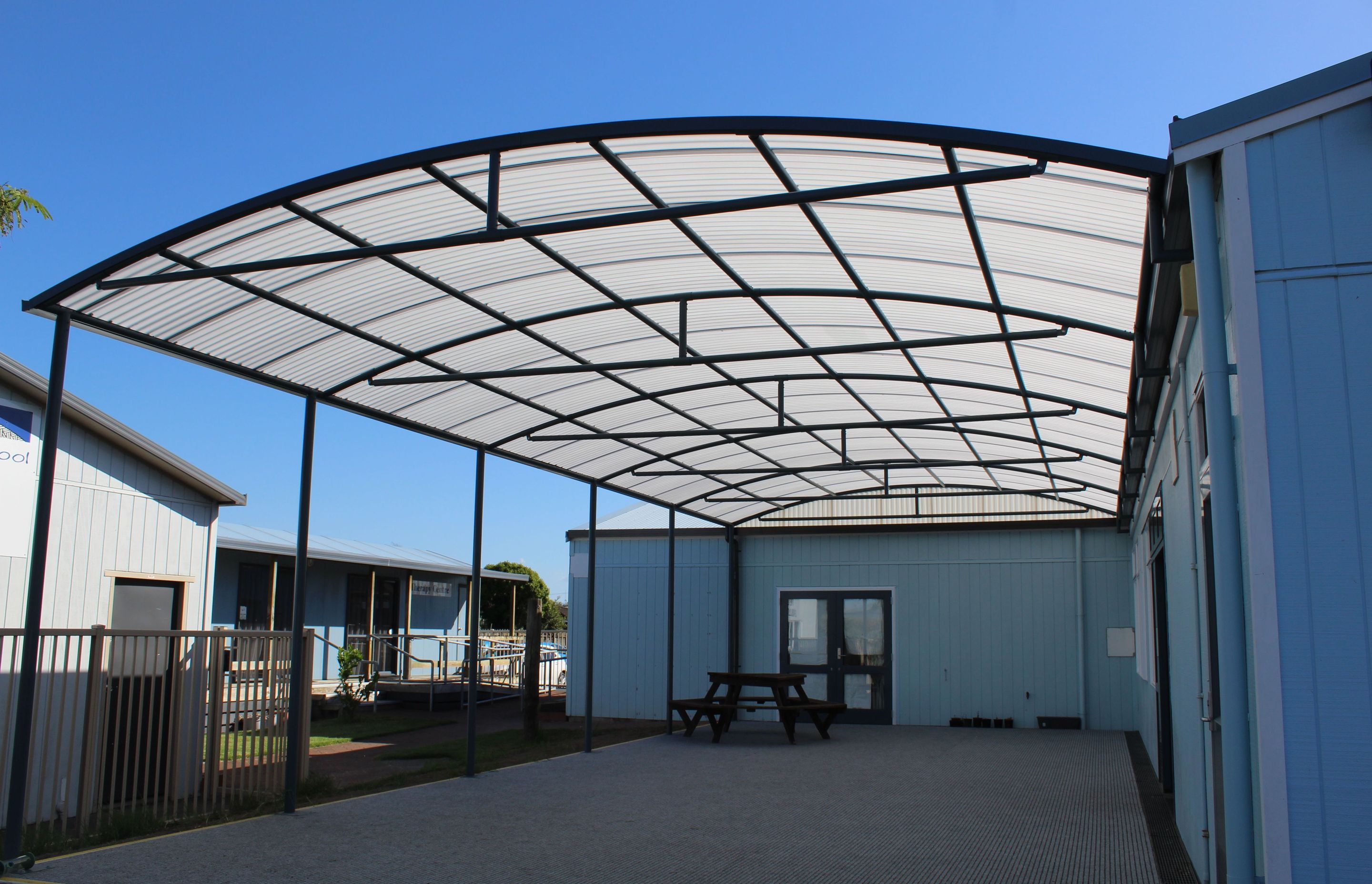Archgola Hamilton North School Canopies by Archgola | ArchiPro NZ