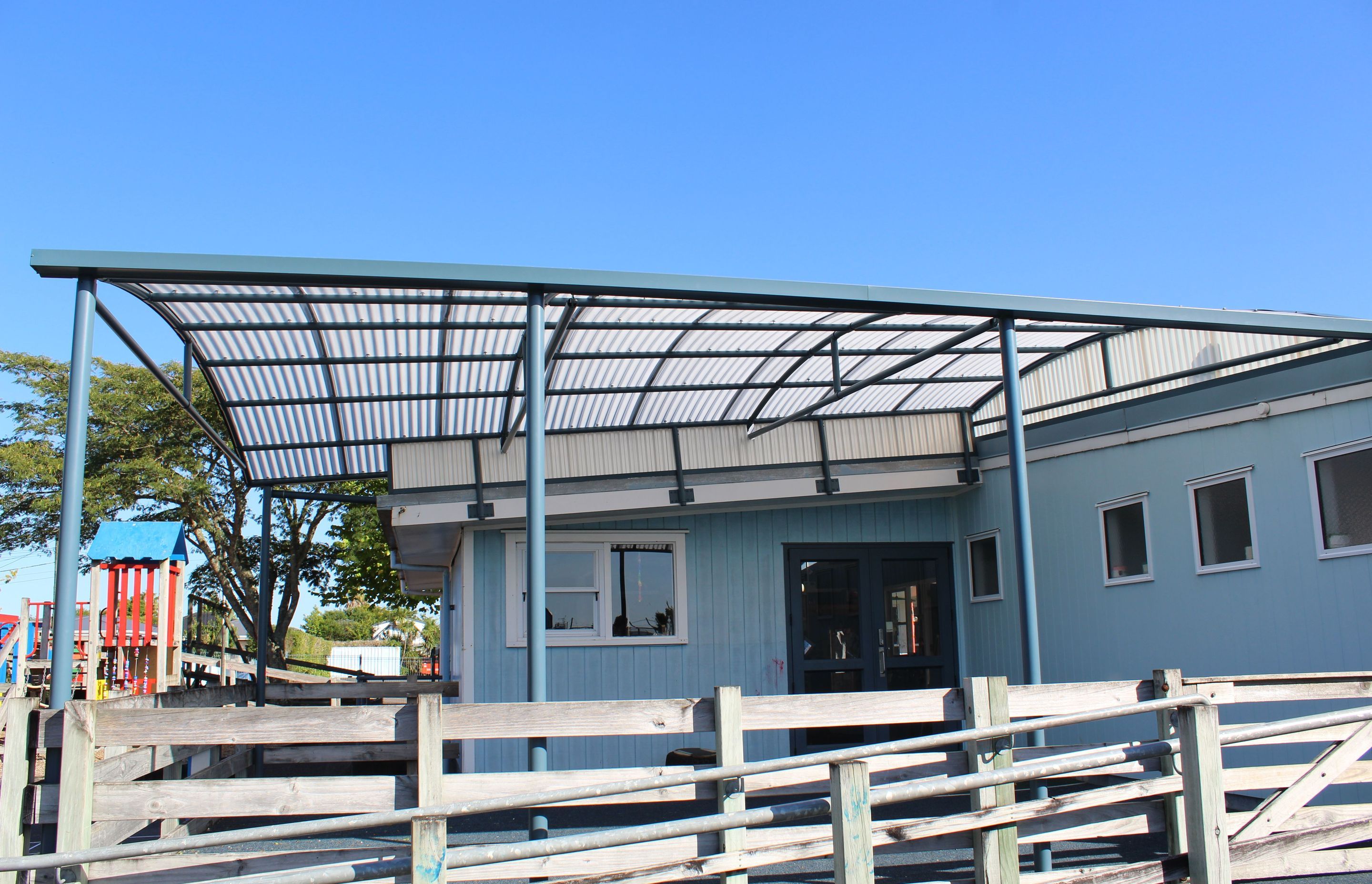 Archgola Hamilton North School Canopies by Archgola | ArchiPro NZ