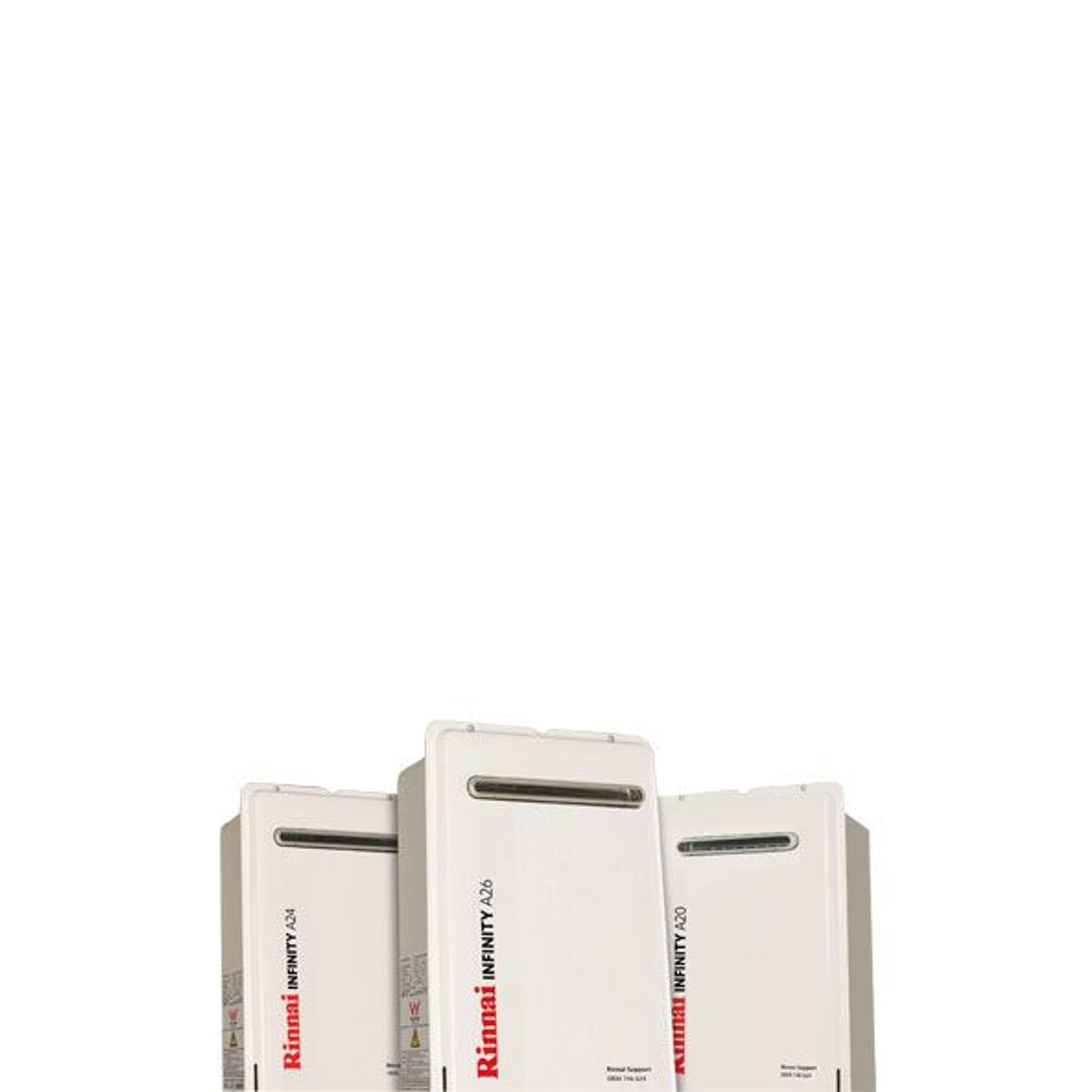 Rinnai INFINITY A-Series External Gas Continuous Flow Water Heaters ...