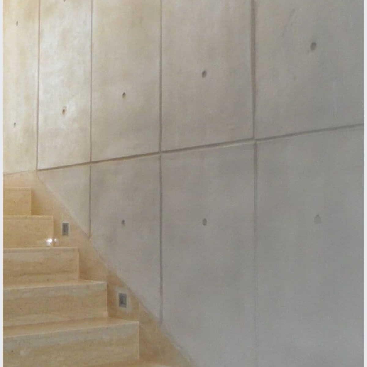 polished concrete wall cladding