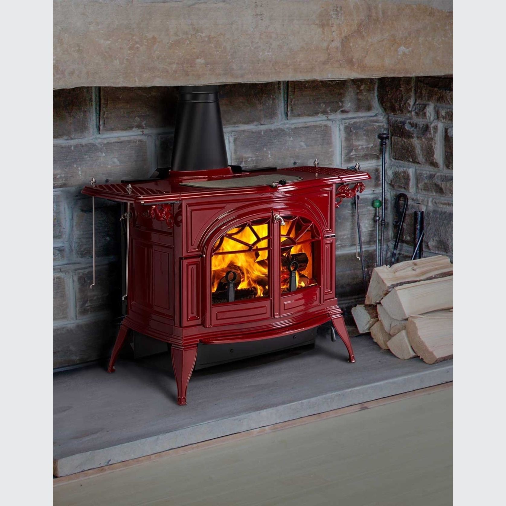 Vermont Castings Defiant Freestanding Wood Fire | ArchiPro NZ