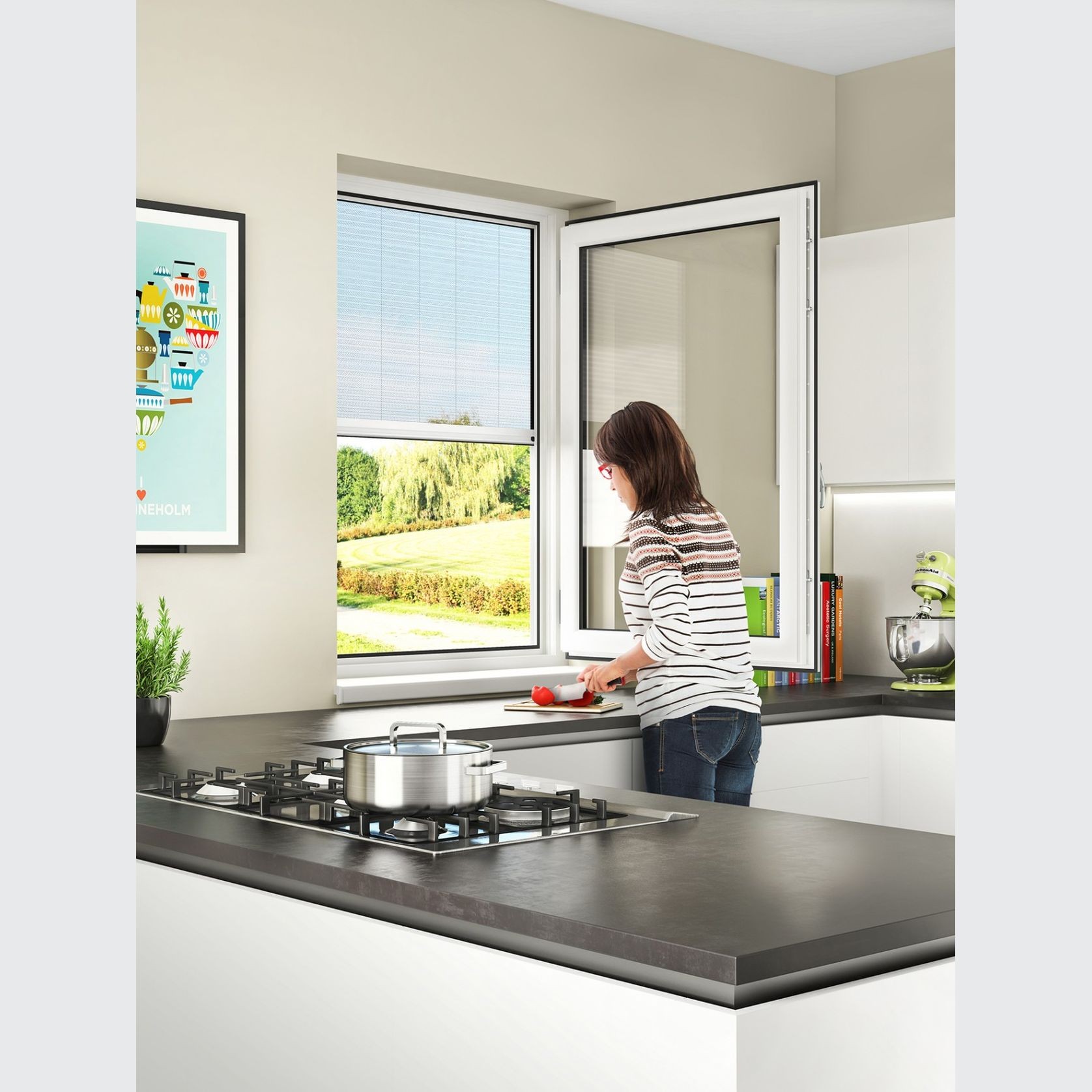 Venette™ Retractable Pleated Mesh Insect Screens | ArchiPro NZ