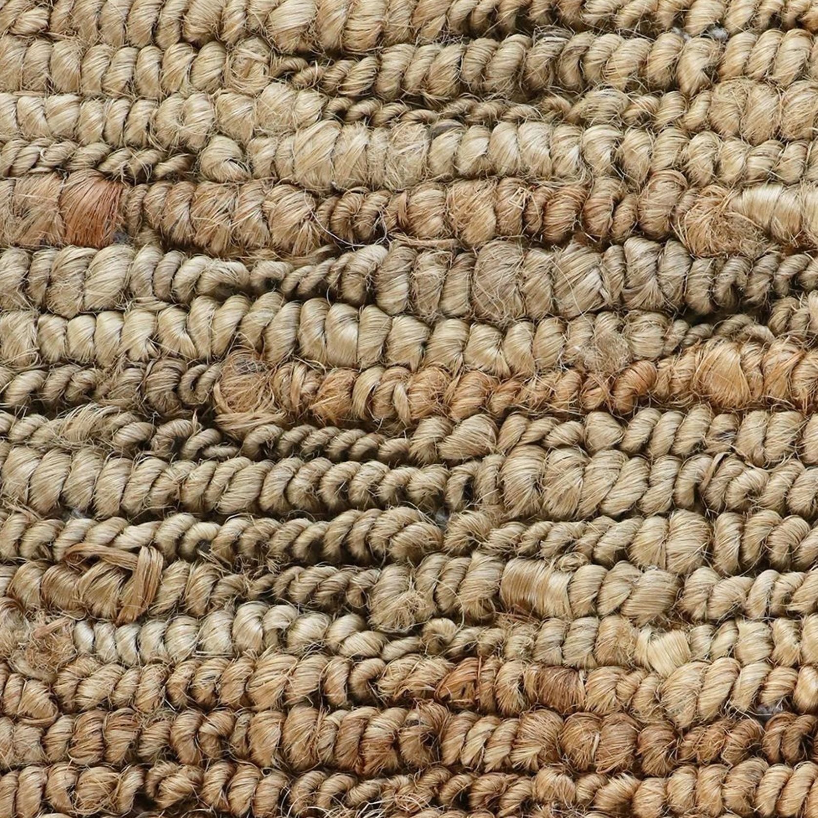 Baya Madagascar 100% Hemp Floor Rug - Natural Brown | ArchiPro NZ