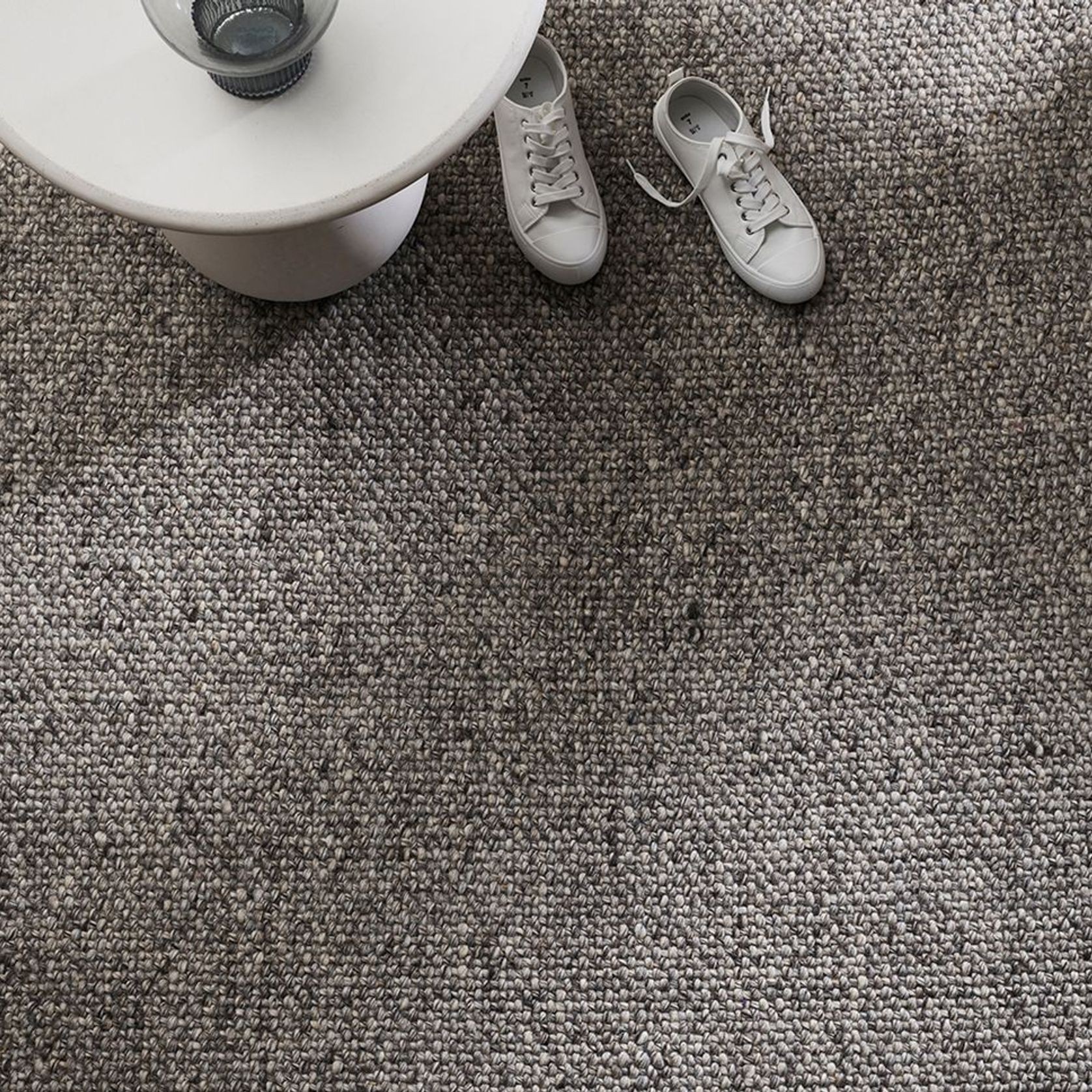 Baya Nebraska Handwoven Textured Rug - Ash | ArchiPro NZ