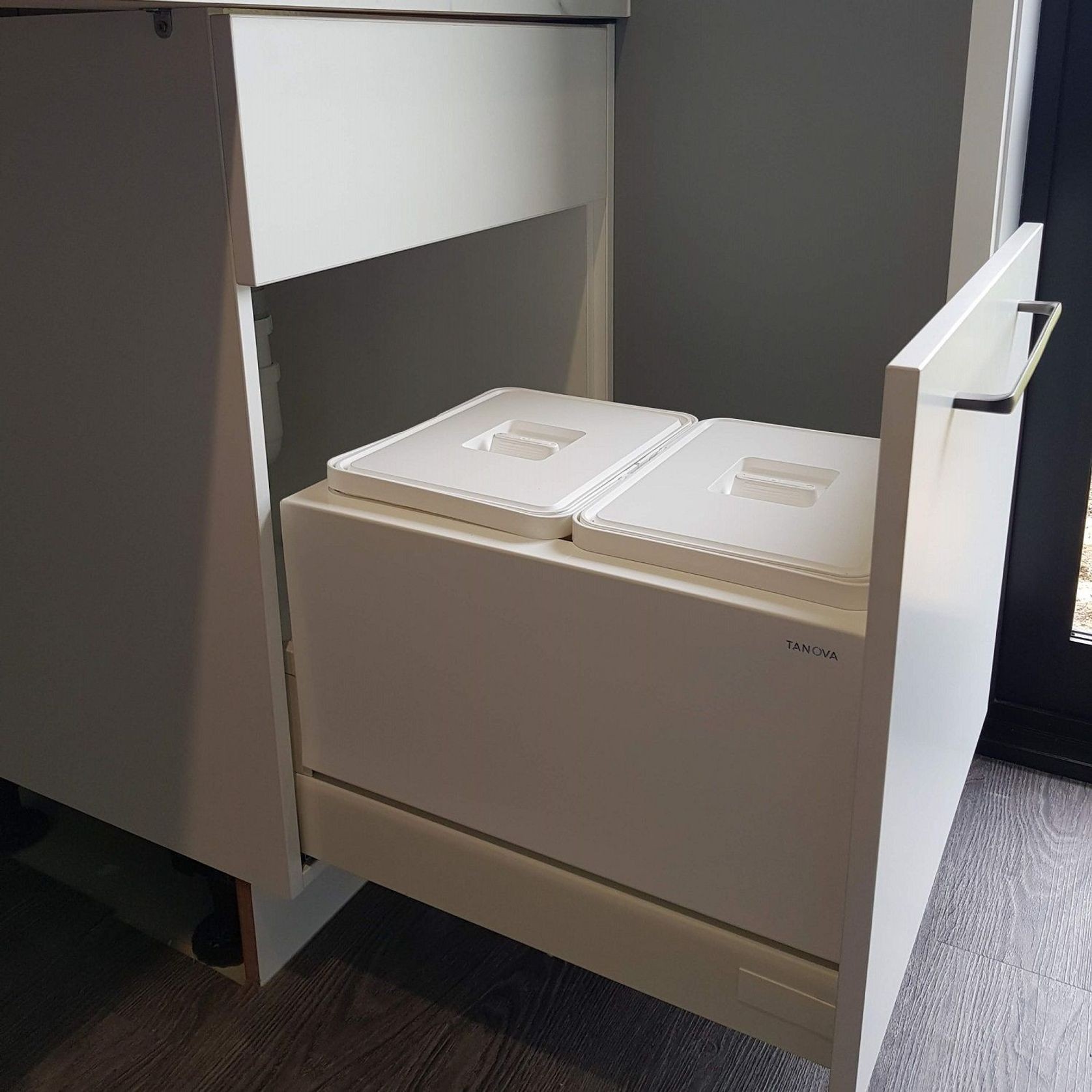 Tanova Kitchen Bin Frame & Buckets | ArchiPro NZ