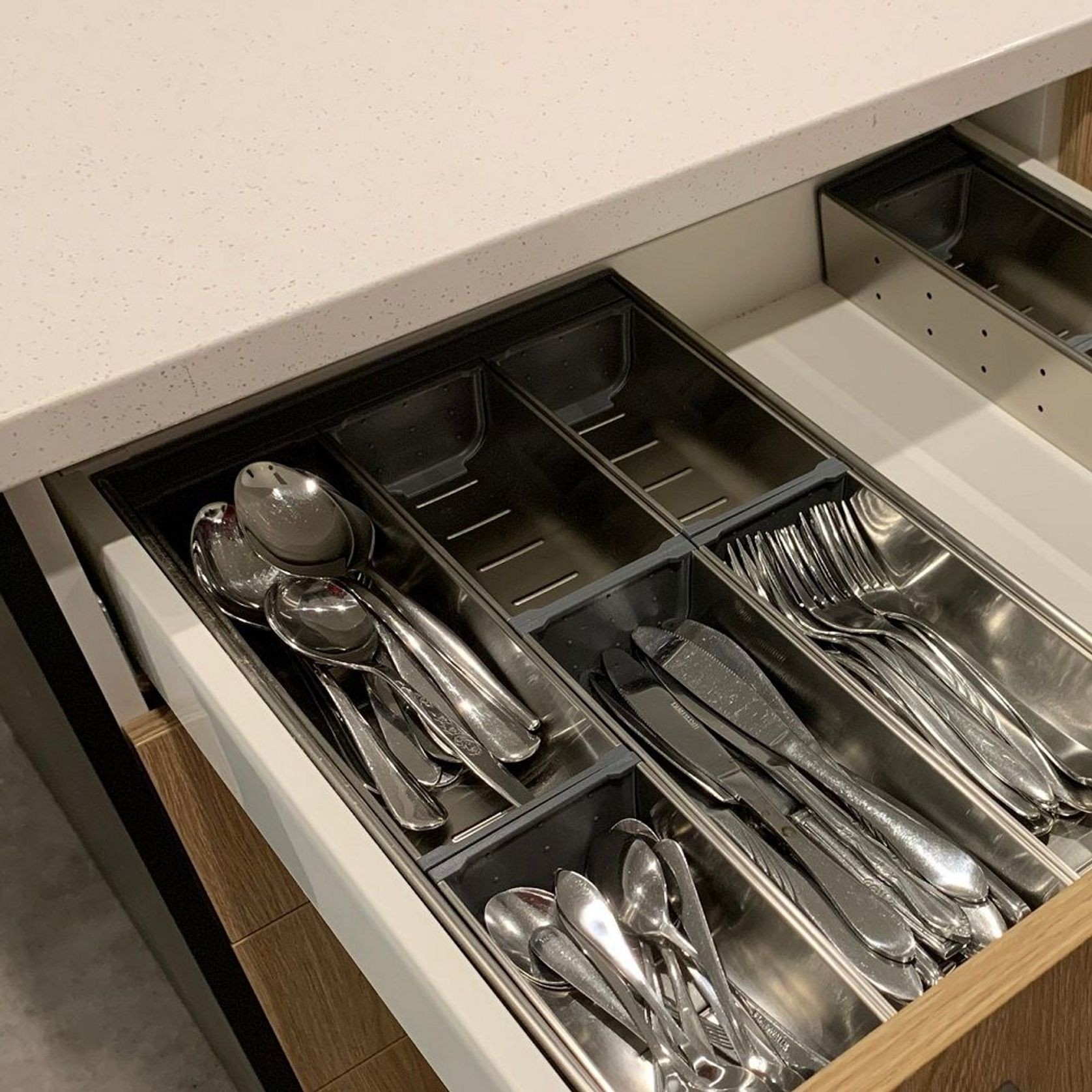 Inoxa Stainless Steel Drawer Organising System | ArchiPro NZ
