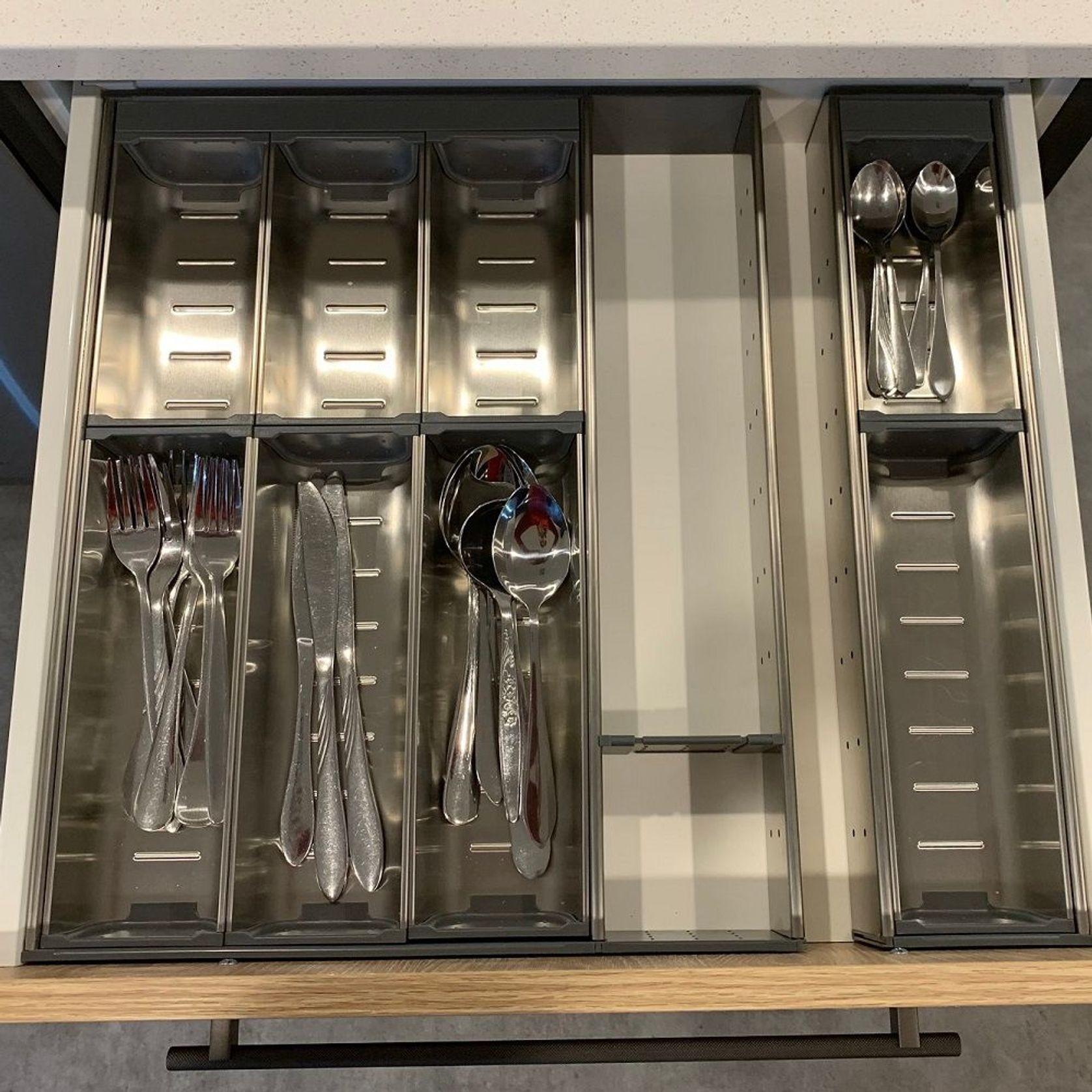 Inoxa Stainless Steel Drawer Organising System | ArchiPro NZ