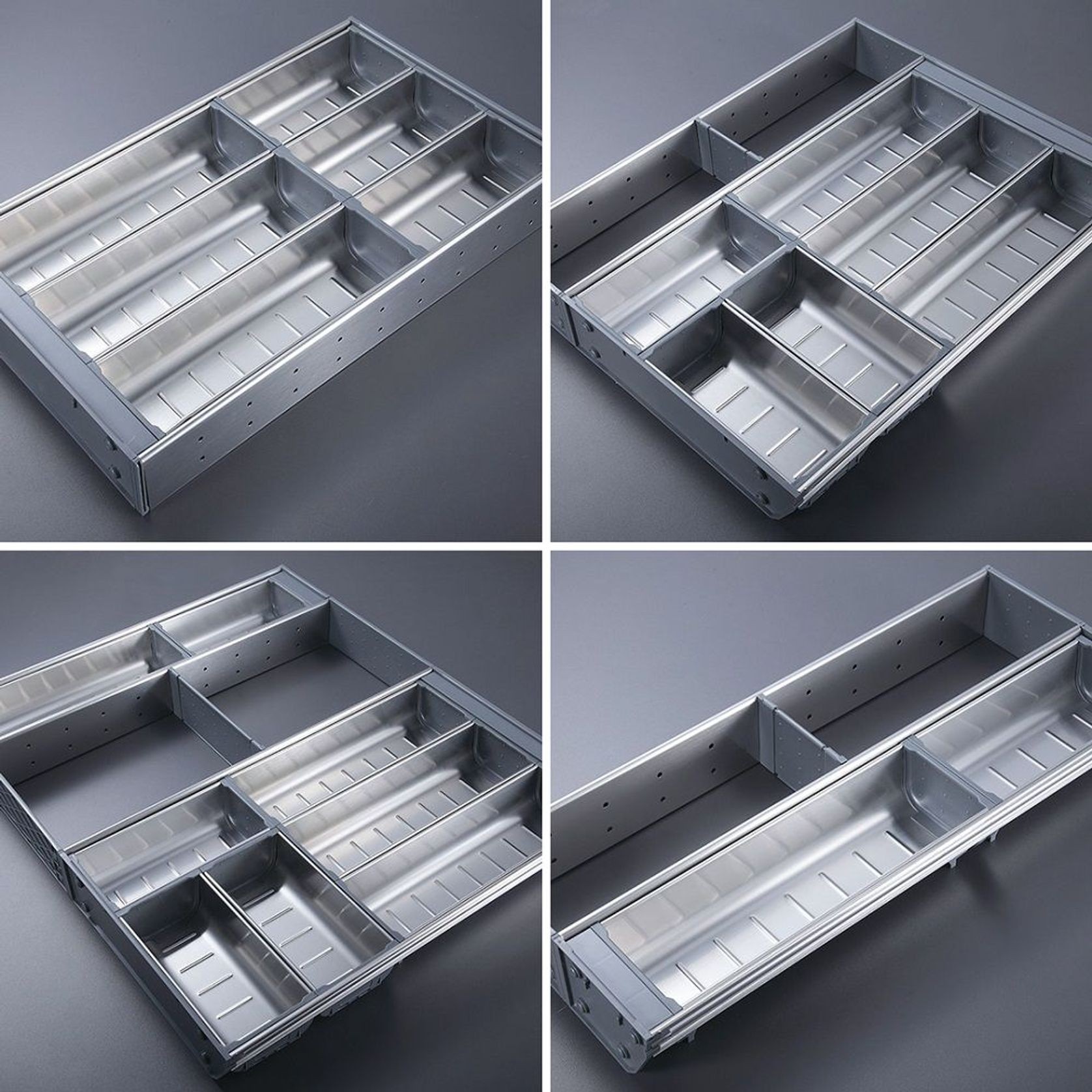 Inoxa Stainless Steel Drawer Organising System | ArchiPro NZ