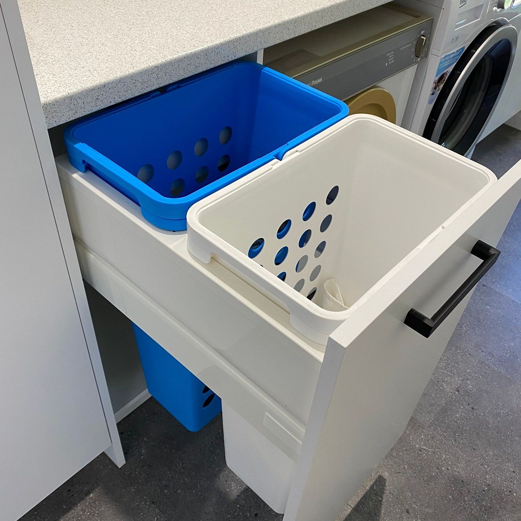 Tanova Designer Series Pull Out Laundry Units | ArchiPro NZ
