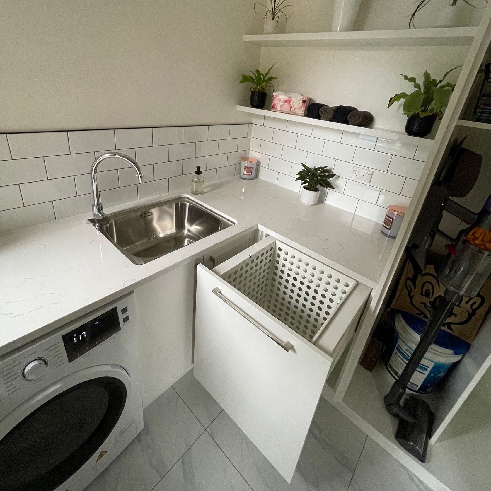 Tanova Designer Series Pull Out Laundry Units | ArchiPro NZ