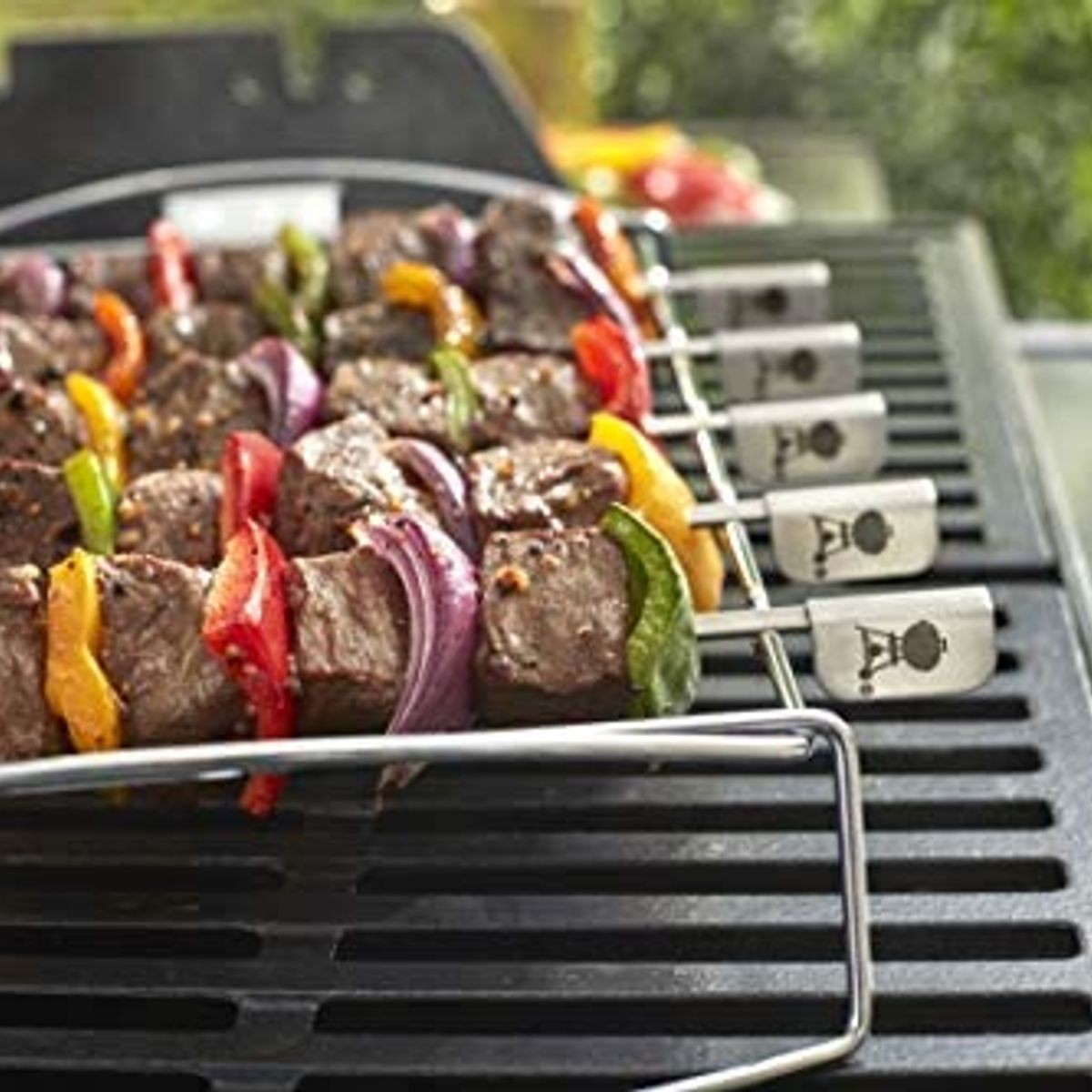 how to cook kebabs on a weber