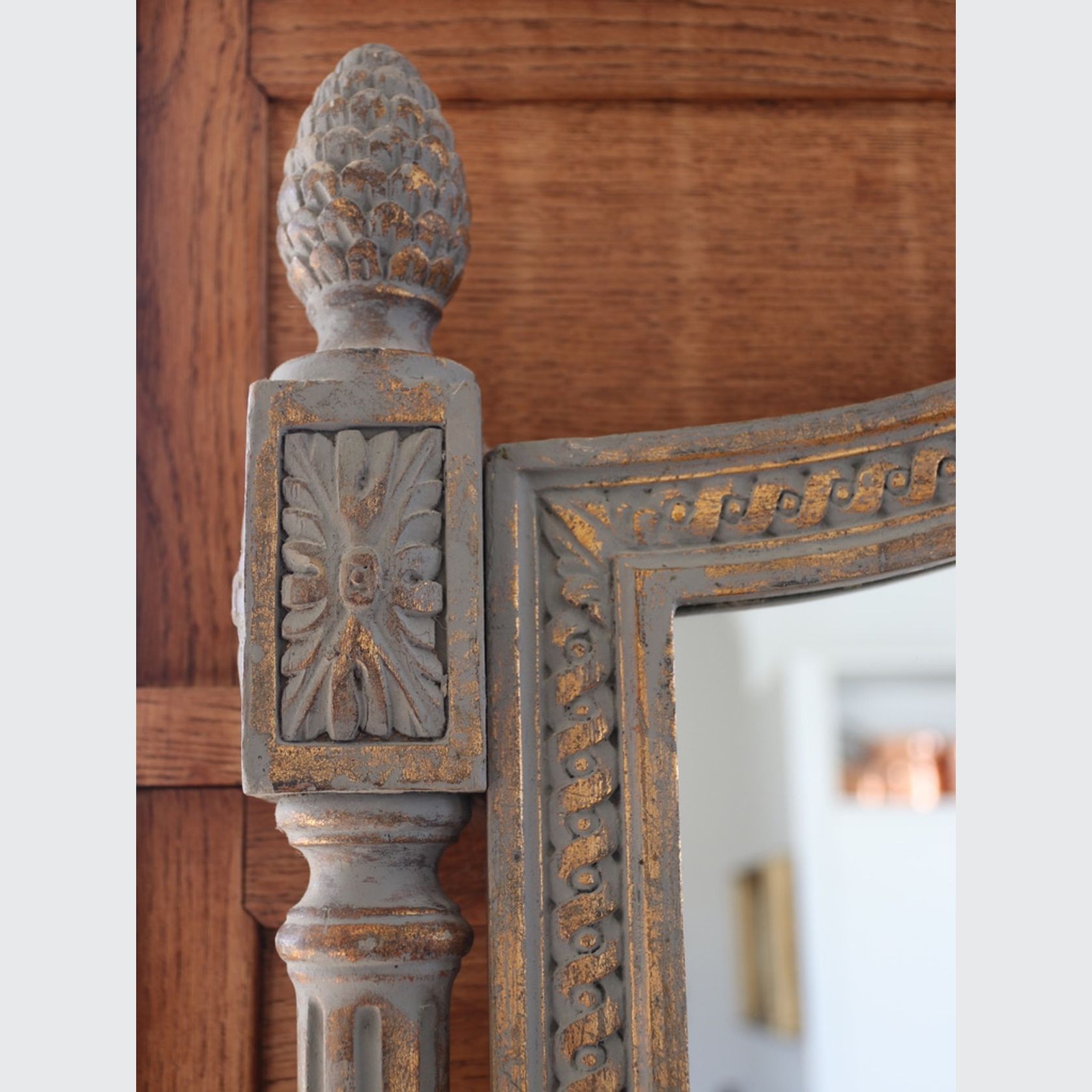 Large Louis XVI Style Sectional Mirror | ArchiPro NZ