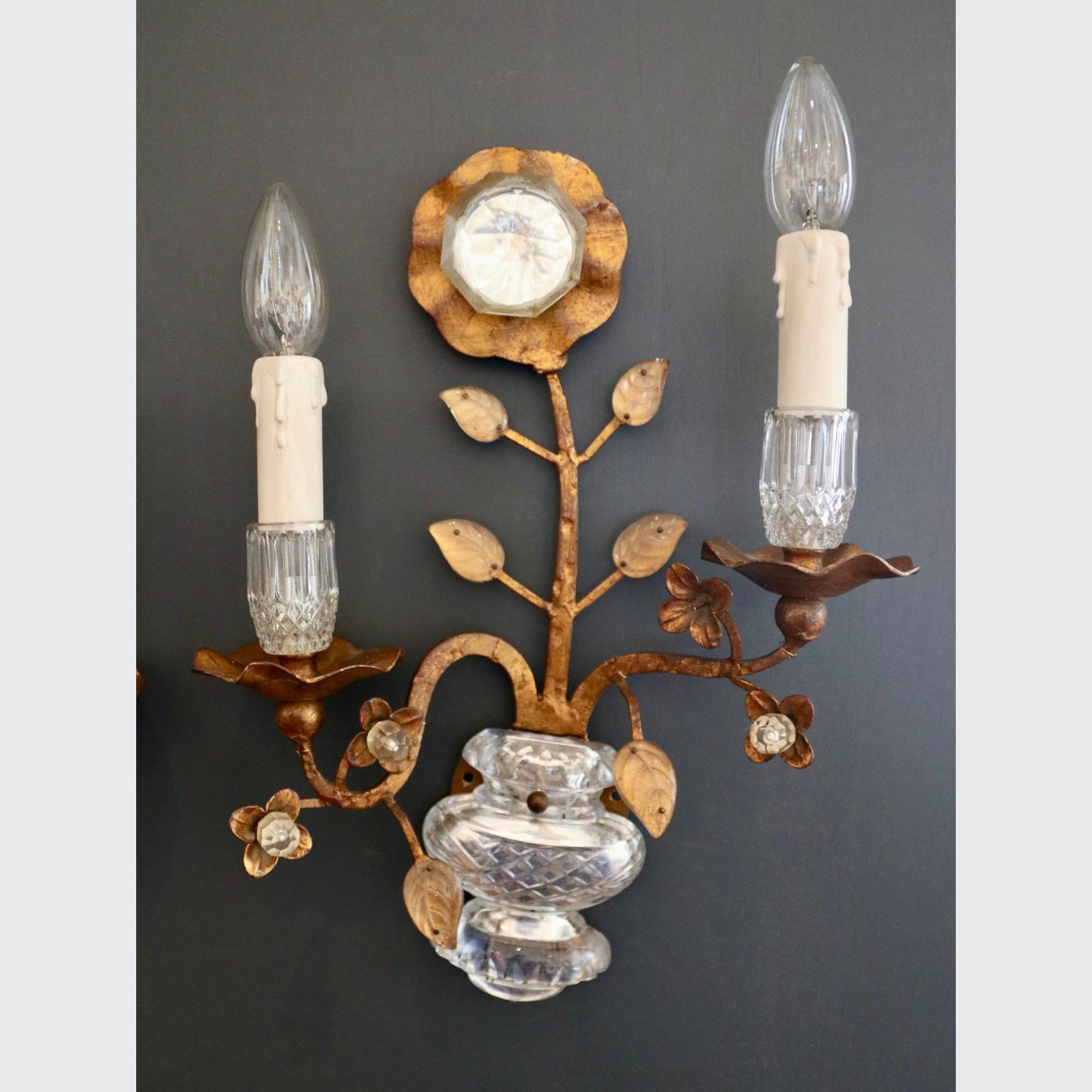 Mid Century Hollywood Regency Wall Sconces | ArchiPro NZ