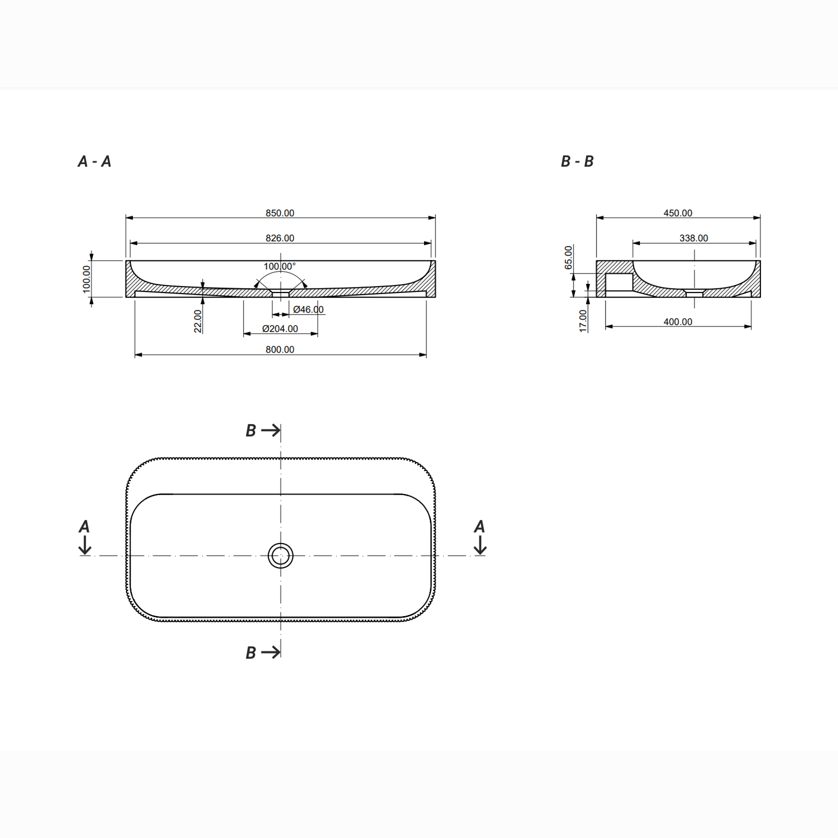 Aqvato S-03 Bathroom Basin | ArchiPro NZ