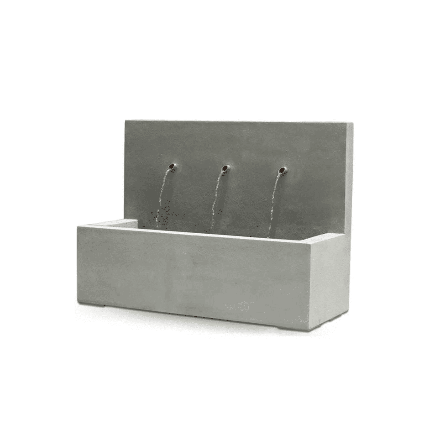 Weathered Zinc Three Spout Fountain | ArchiPro NZ
