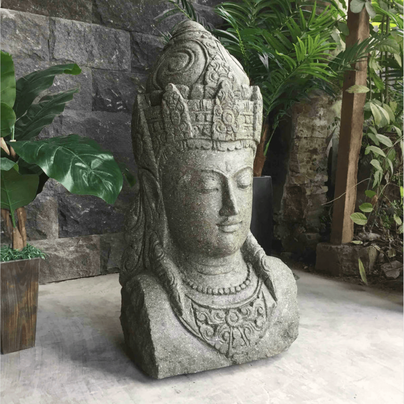Balinese Buddha Stone Sculpture | ArchiPro NZ