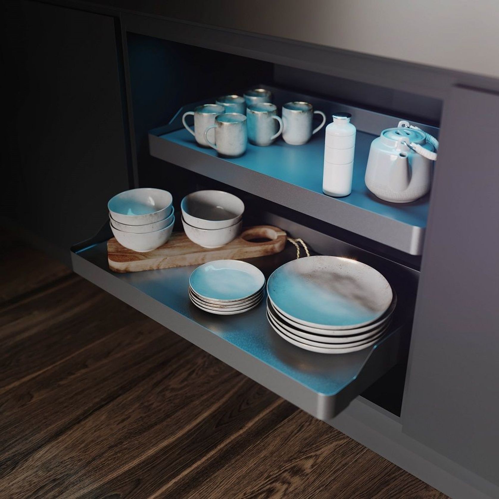 VS COR Fold Pull Out for Blind Corner Cabinets | ArchiPro NZ