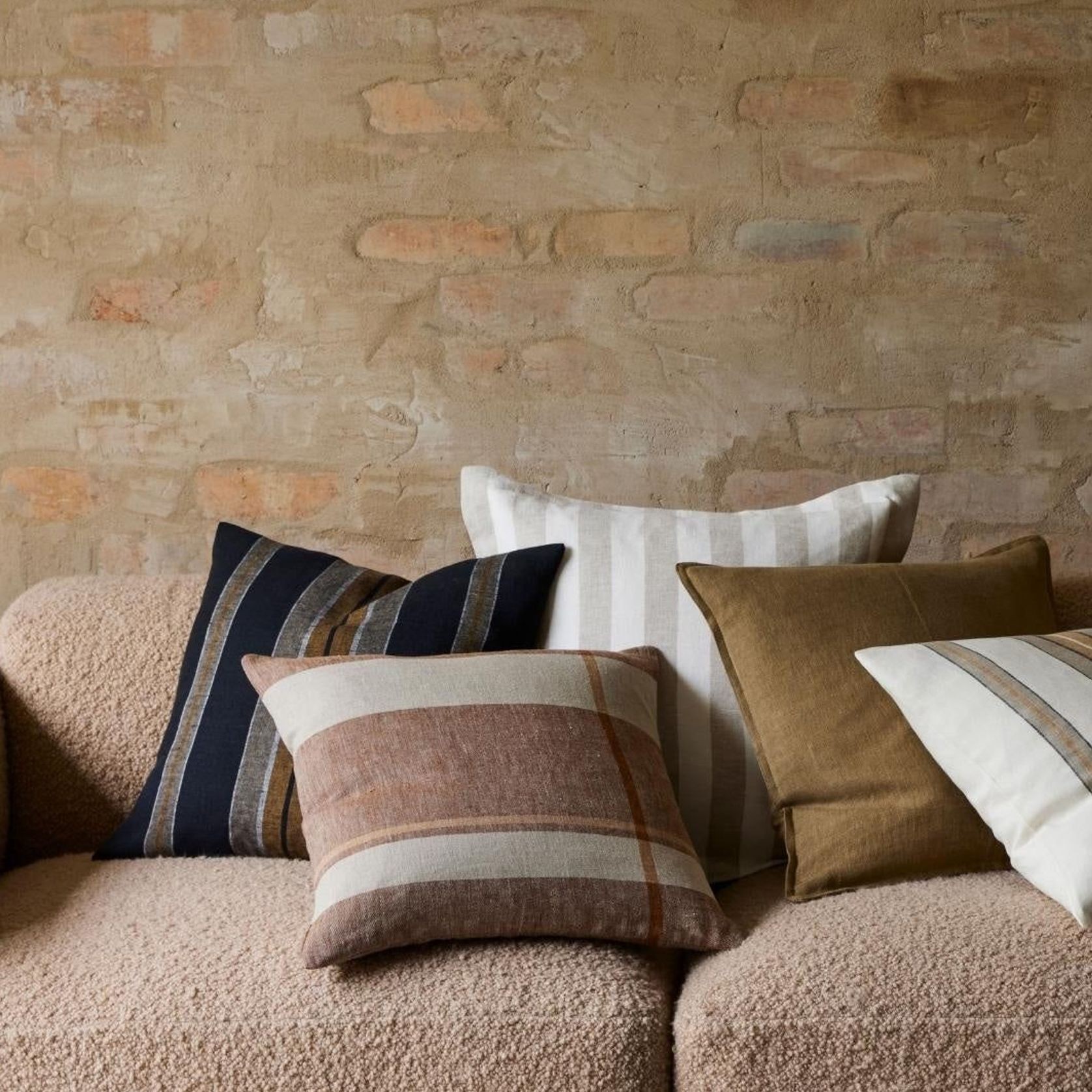 Weave Home Franco Cushion - Shadow | 50 x 50cm | ArchiPro NZ