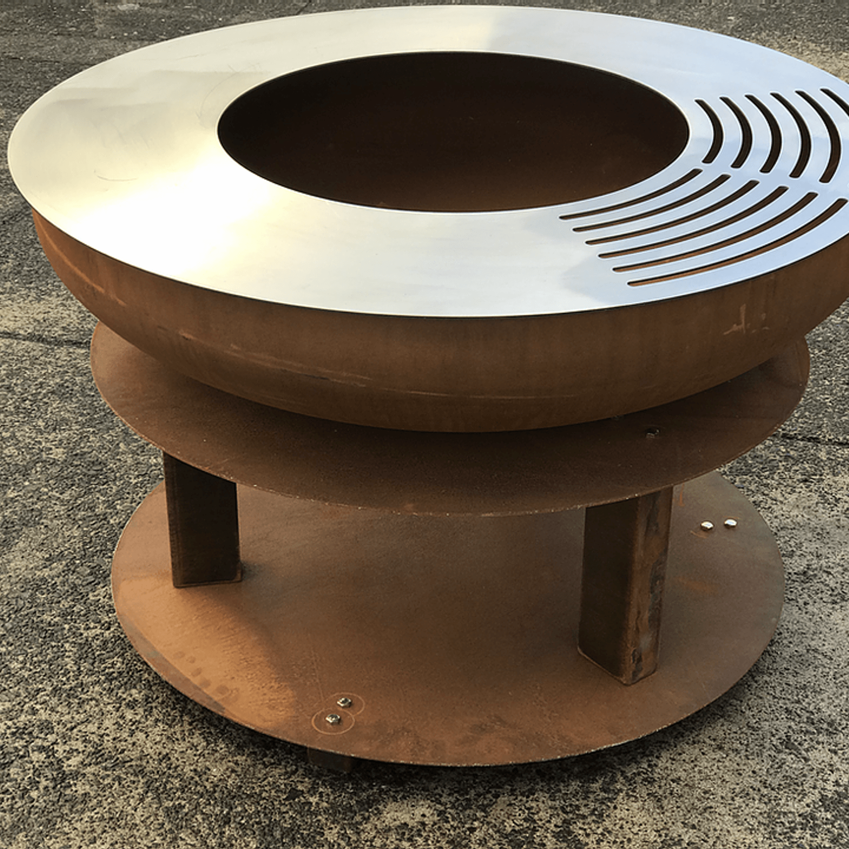 Awhitu Corten Fire Pit | ArchiPro NZ