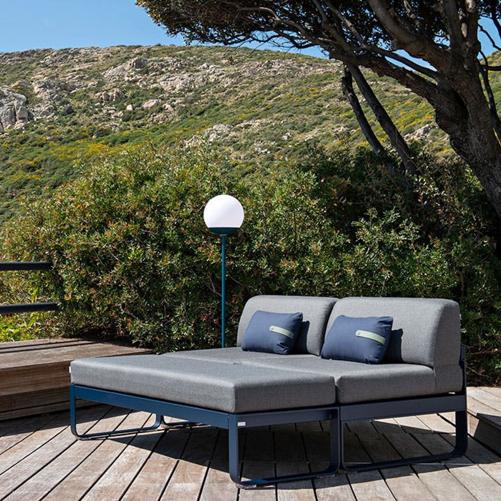 Bellevie 2 Seater Ottoman by Fermob | ArchiPro NZ