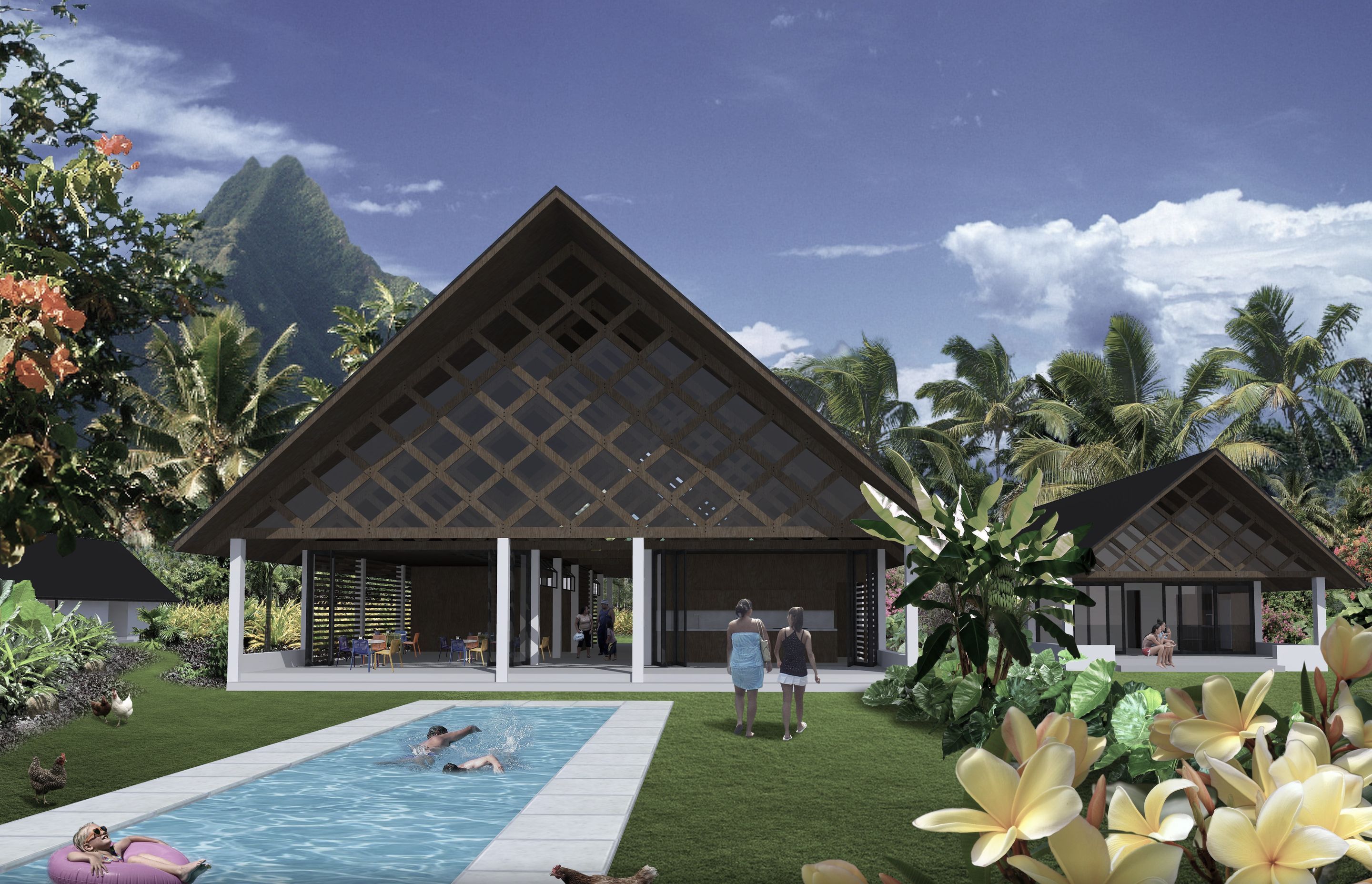 Rarotonga Cook Islands - Miriama's Eco Village by Kamermans Architects ...