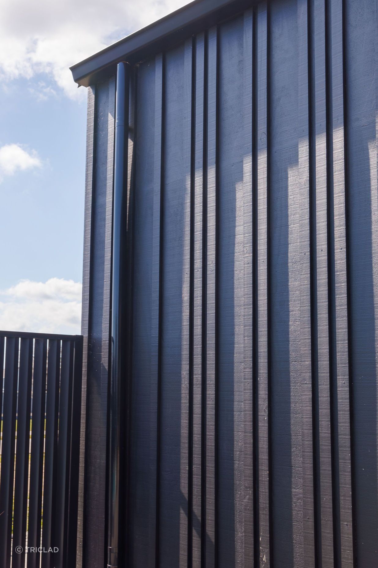 The timber cladding sustainably grown in New Zealand