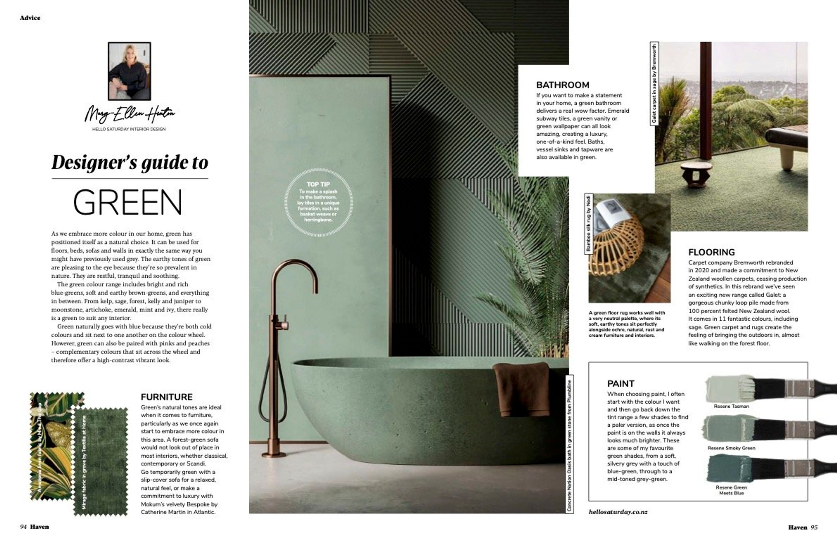 An Interior Designers Guide To Using Green In Your Home | ArchiPro NZ