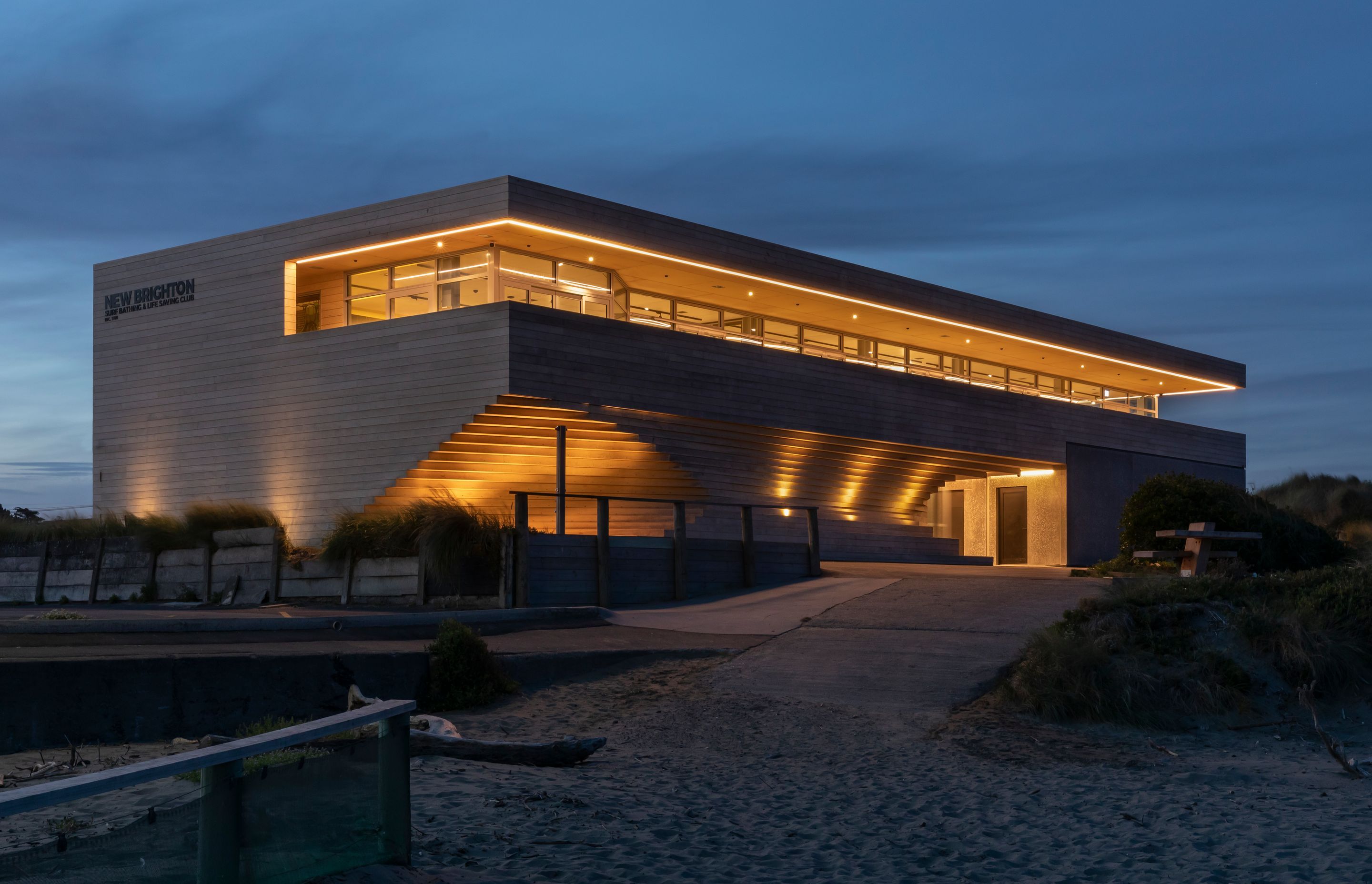 The new surf club making waves in architecture | ArchiPro NZ