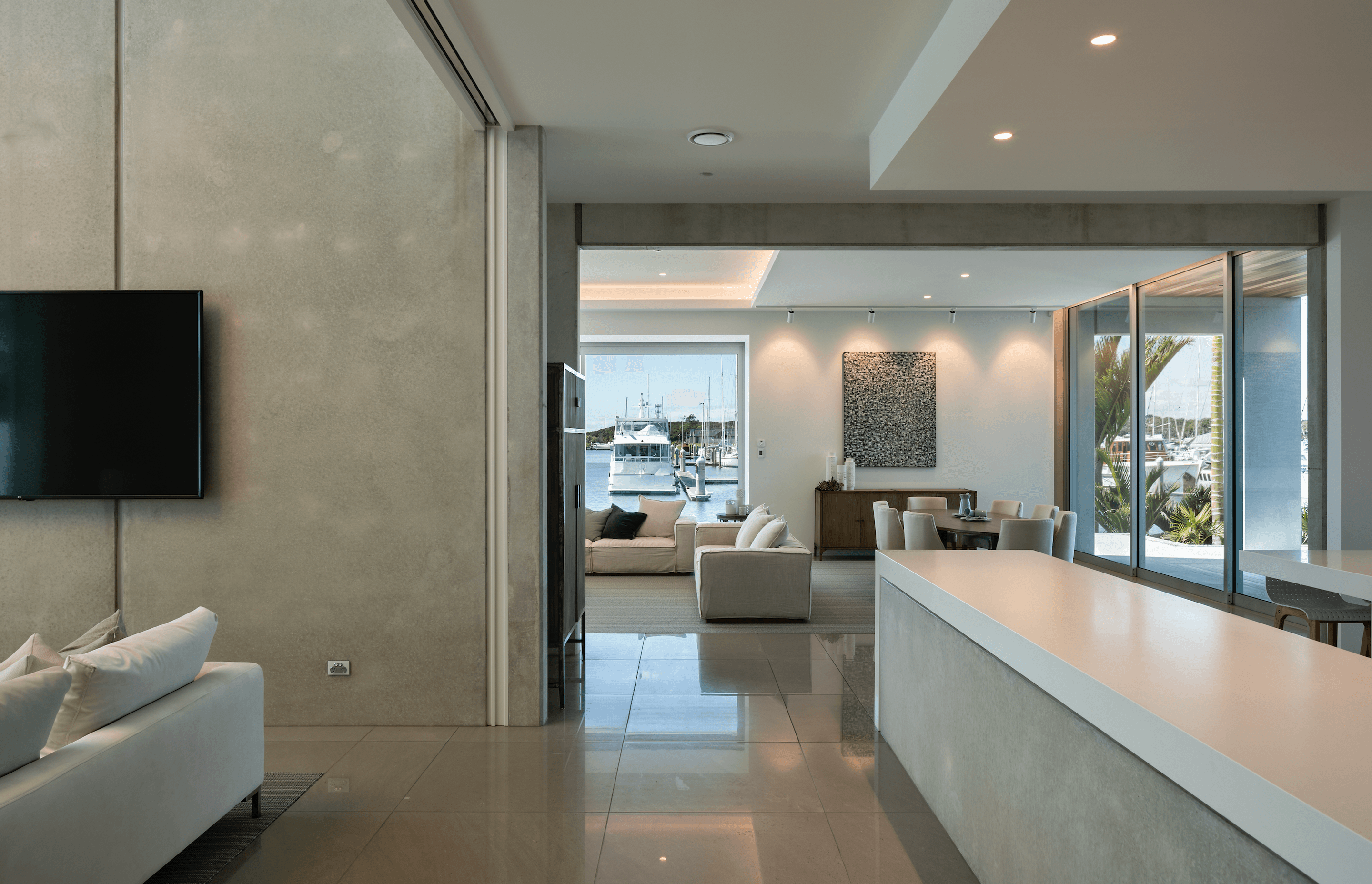 Marsden Cove Residence: a contemporary concrete residence