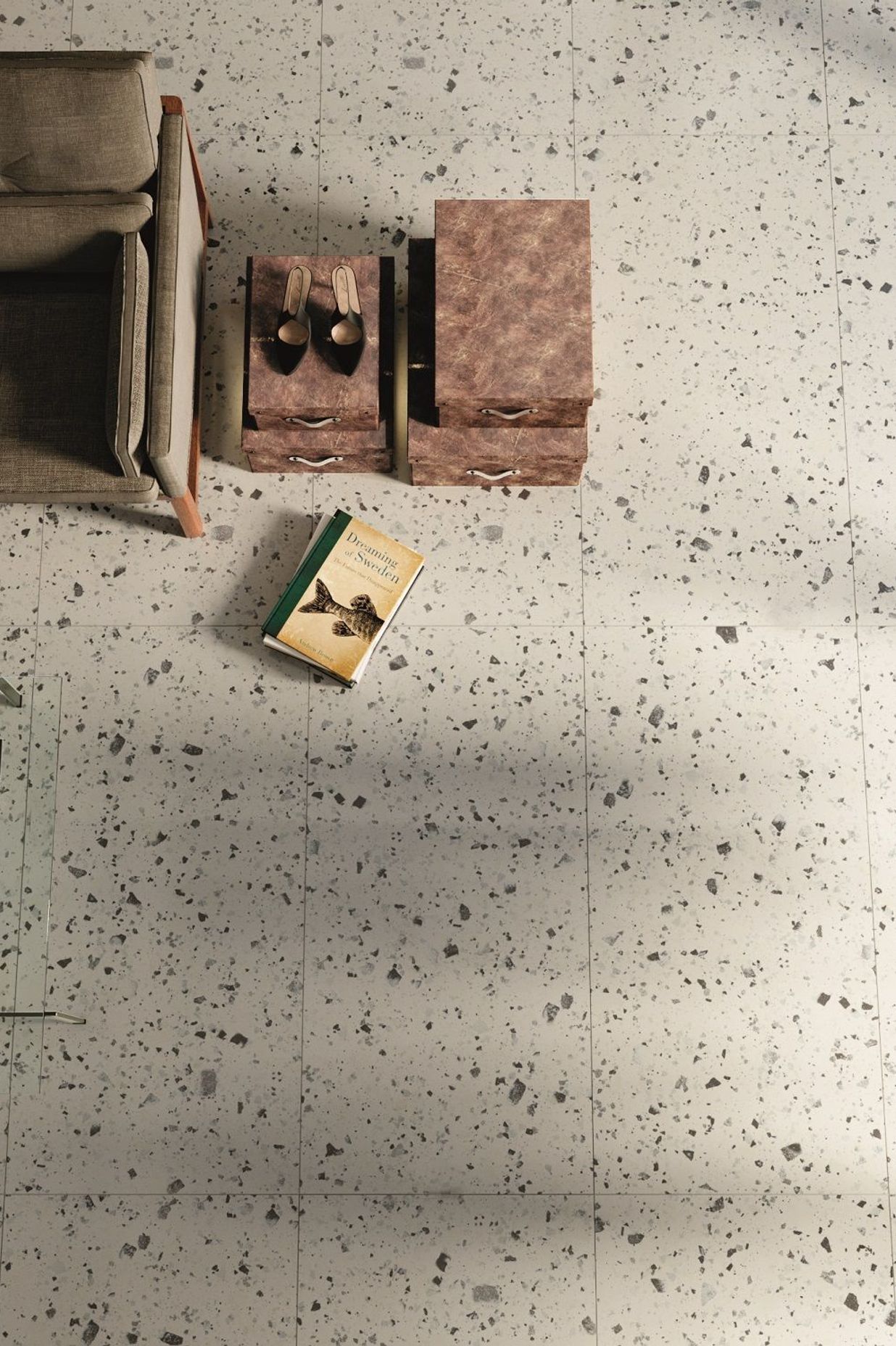 Recreating the terrazzo: an interplay of colours Tile Warehouse