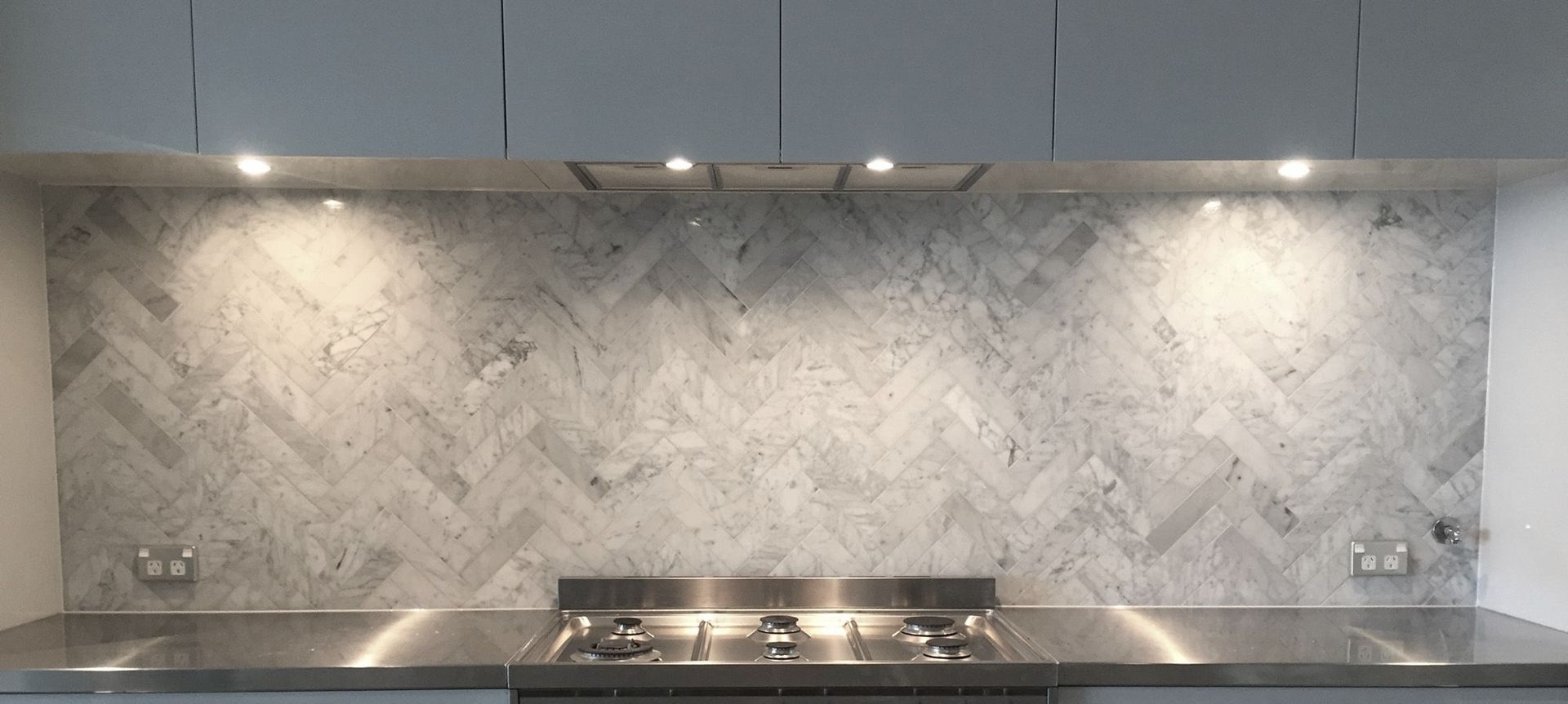 Grey Kitchen Splashback by Divine Tiling | ArchiPro NZ