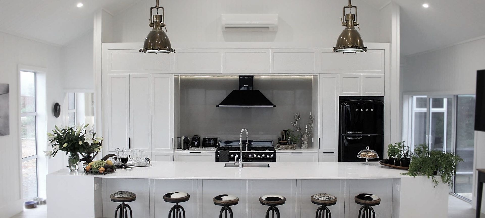 Sleek Country Barn Style Kitchen by Panelform | ArchiPro NZ