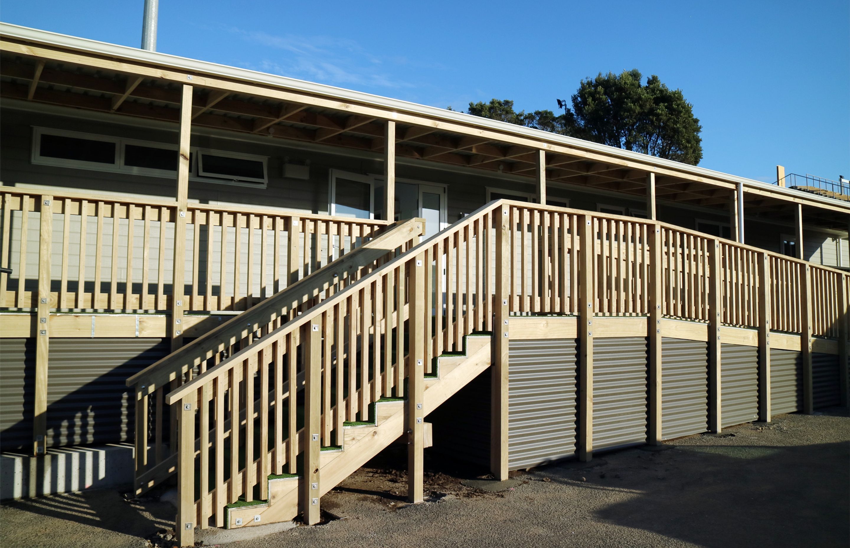 Yarrow Stadium Temporary Facilities by Pepper Construction | ArchiPro NZ