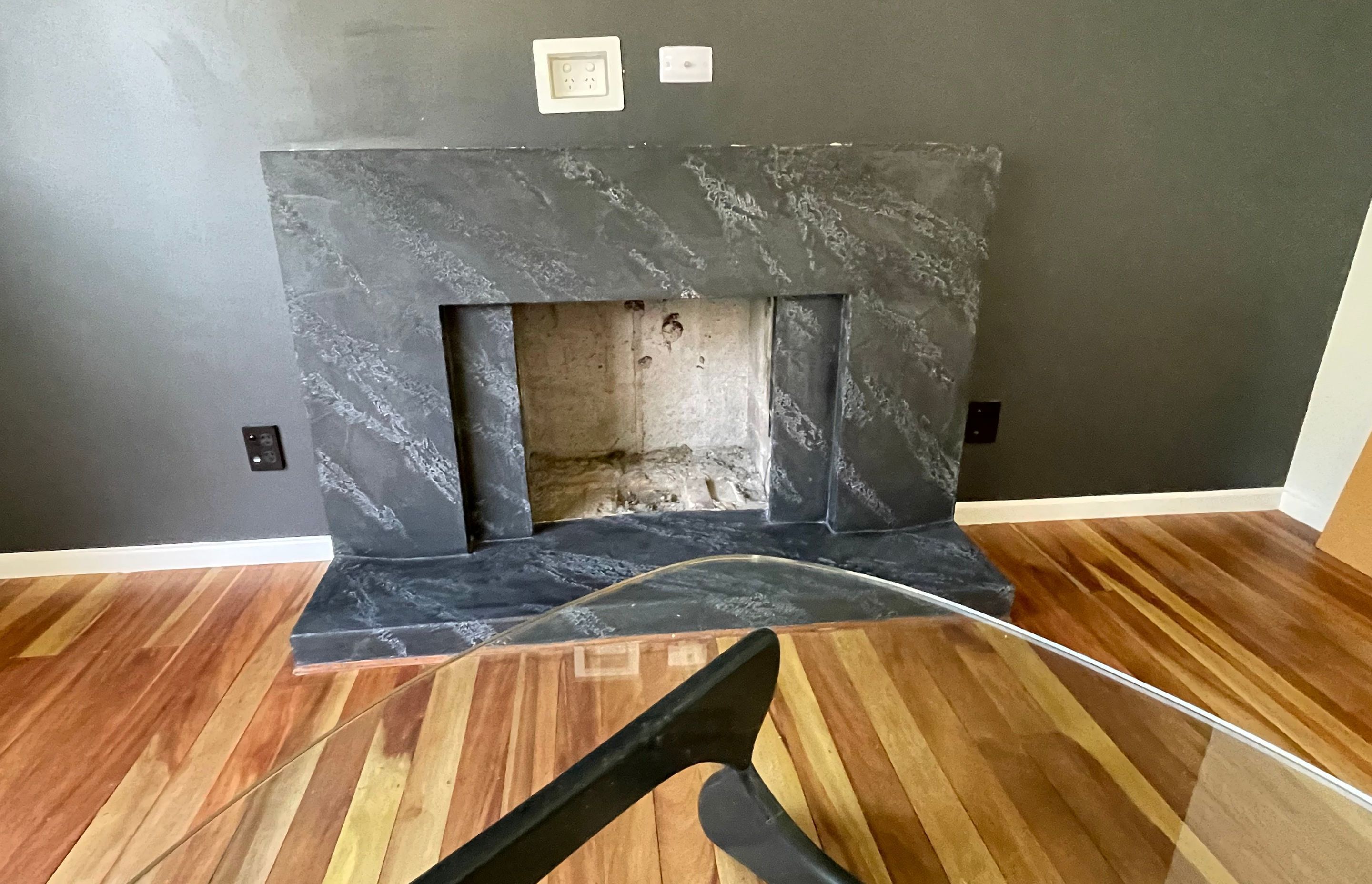 Fireplace, Split Stone by YESO Venetian Plaster | ArchiPro NZ
