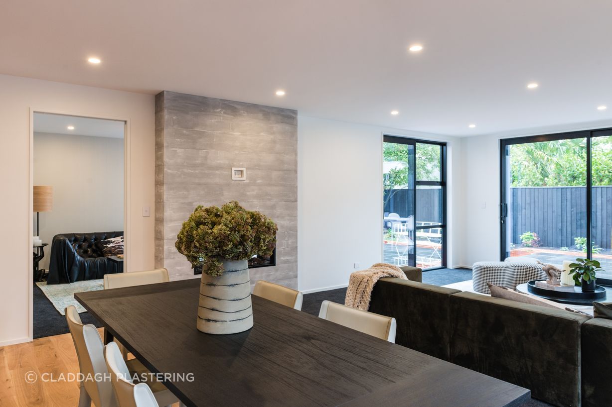 Timber Stitch Plaster Finish by Claddagh Plastering | ArchiPro NZ