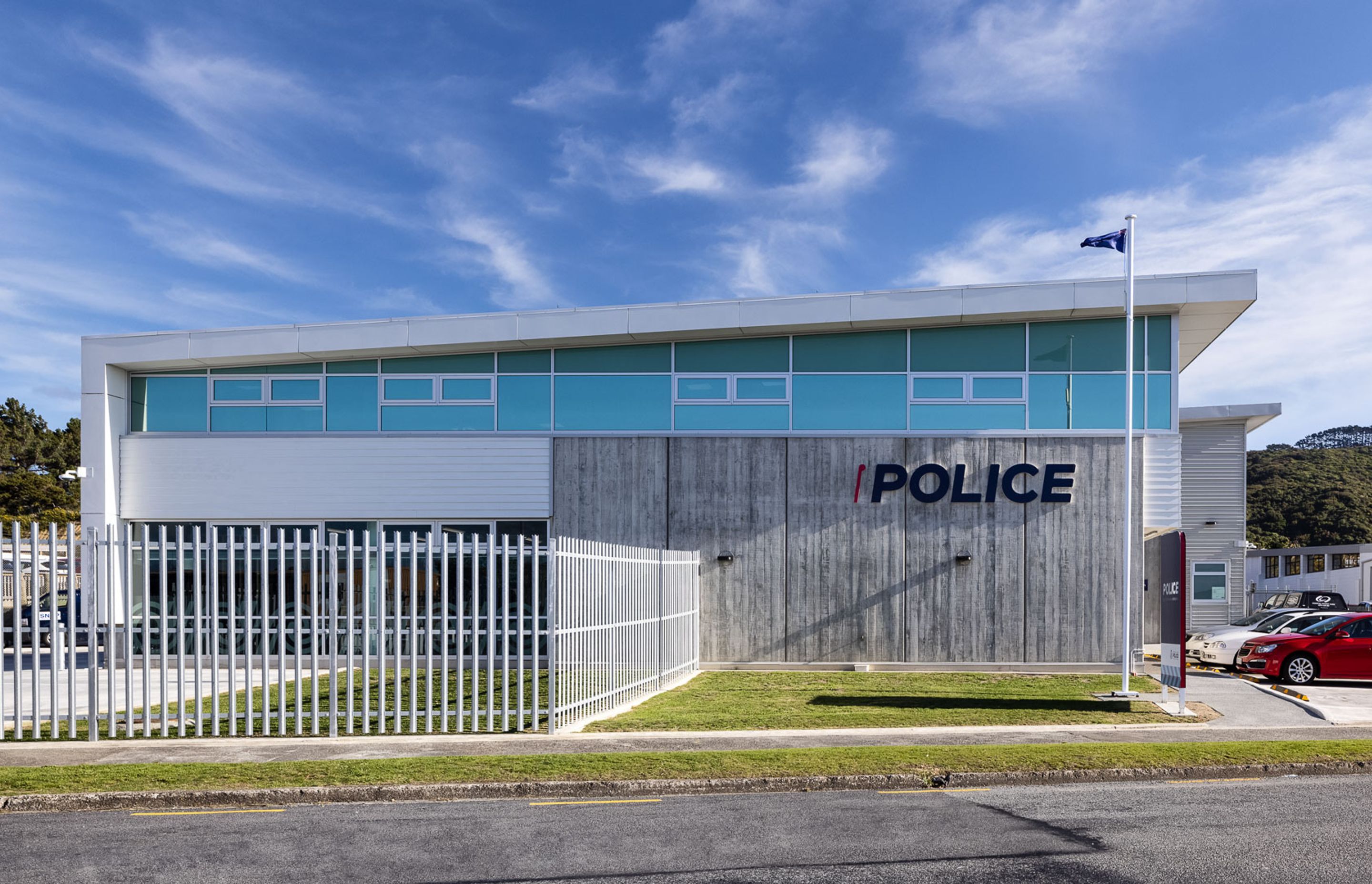 Porirua Police Station by André Vroon Photographer | ArchiPro NZ