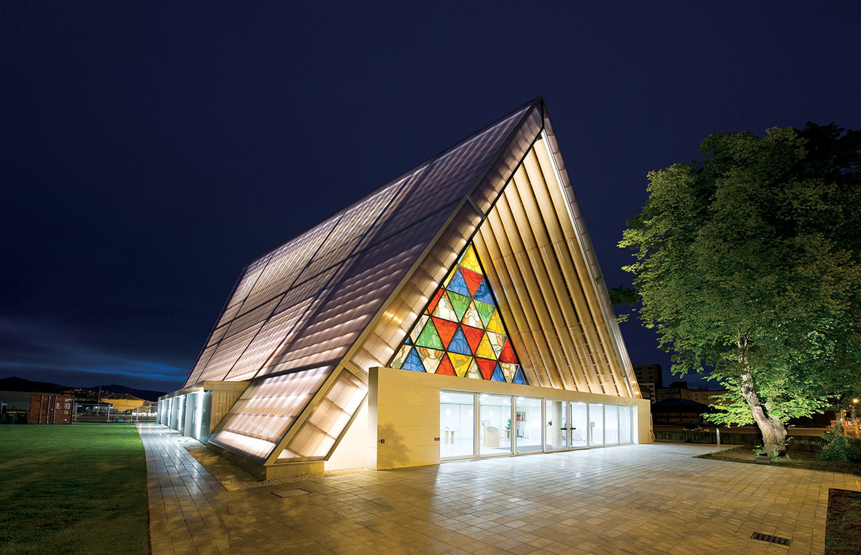 Christchurch Cardboard Cathedral by Nulook™ Windows & Doors | ArchiPro NZ