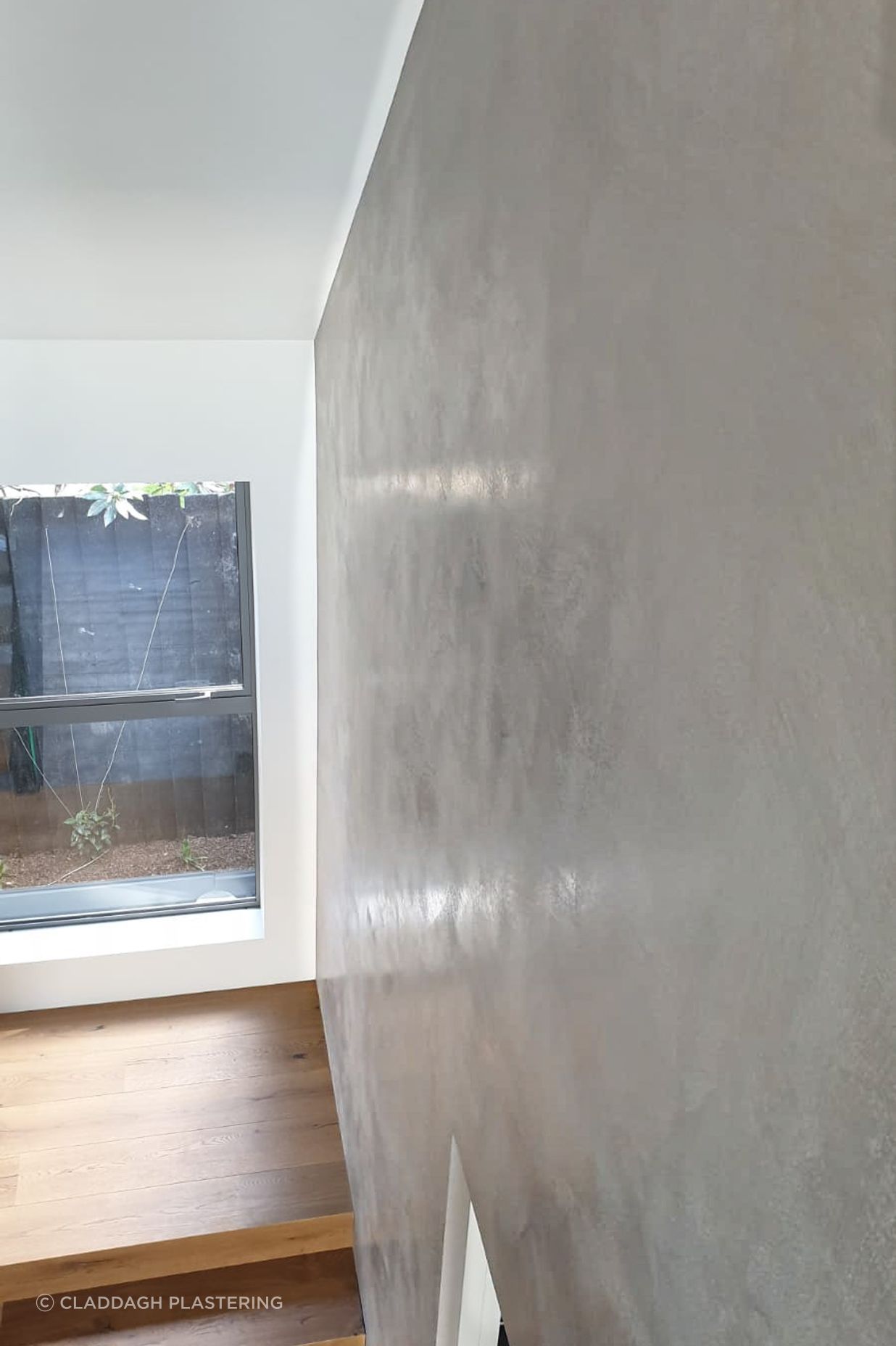 Concrete-Inspired Elegance - Polished Plaster in Chapter St, Christchurch by Claddagh Plastering ...