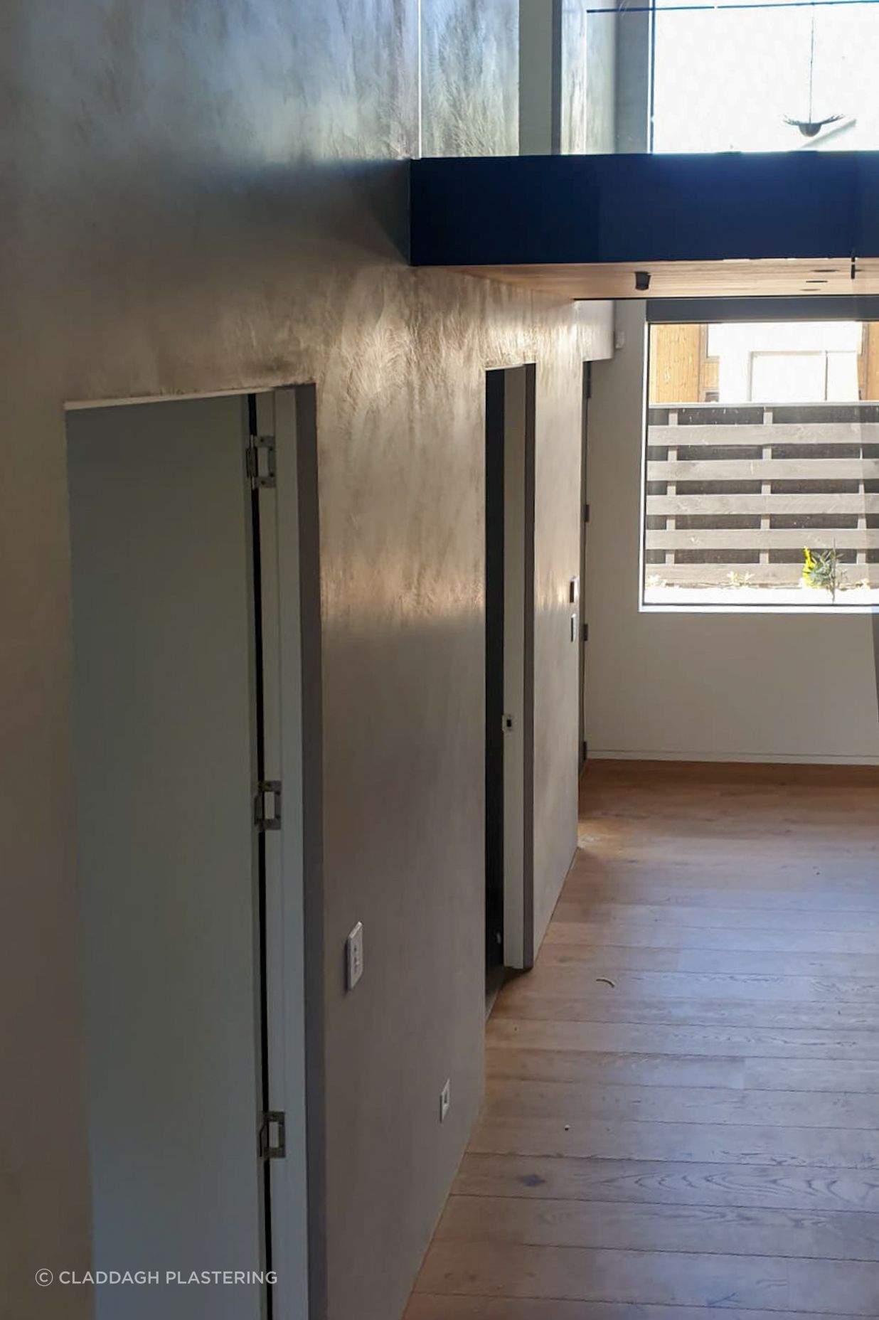 Concrete-Inspired Elegance - Polished Plaster in Chapter St, Christchurch by Claddagh Plastering ...