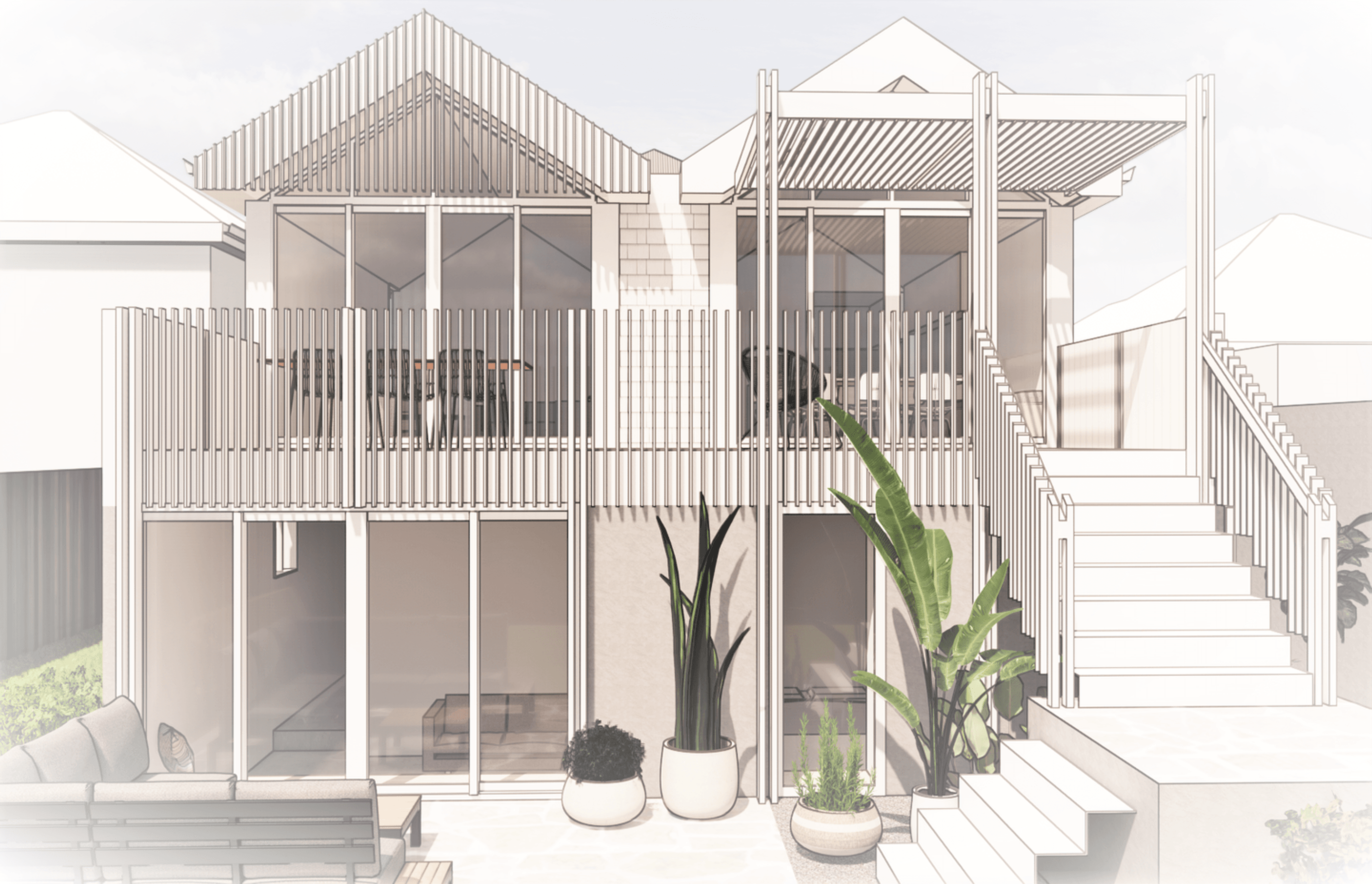 Double Gable Villa by Everett Architects | ArchiPro NZ