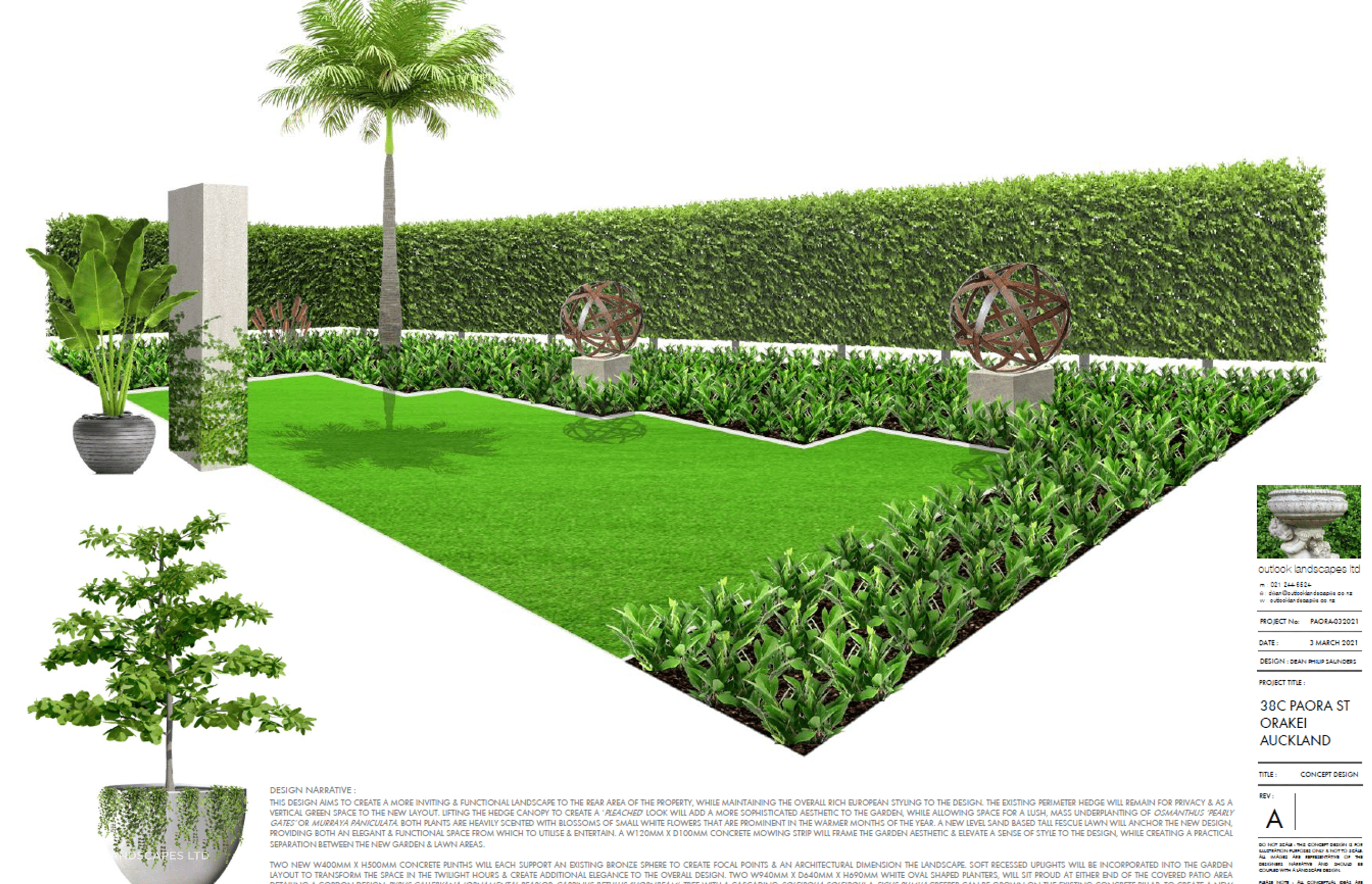 Simplistic Splendor | Orakei by outlook landscapes ltd | ArchiPro NZ