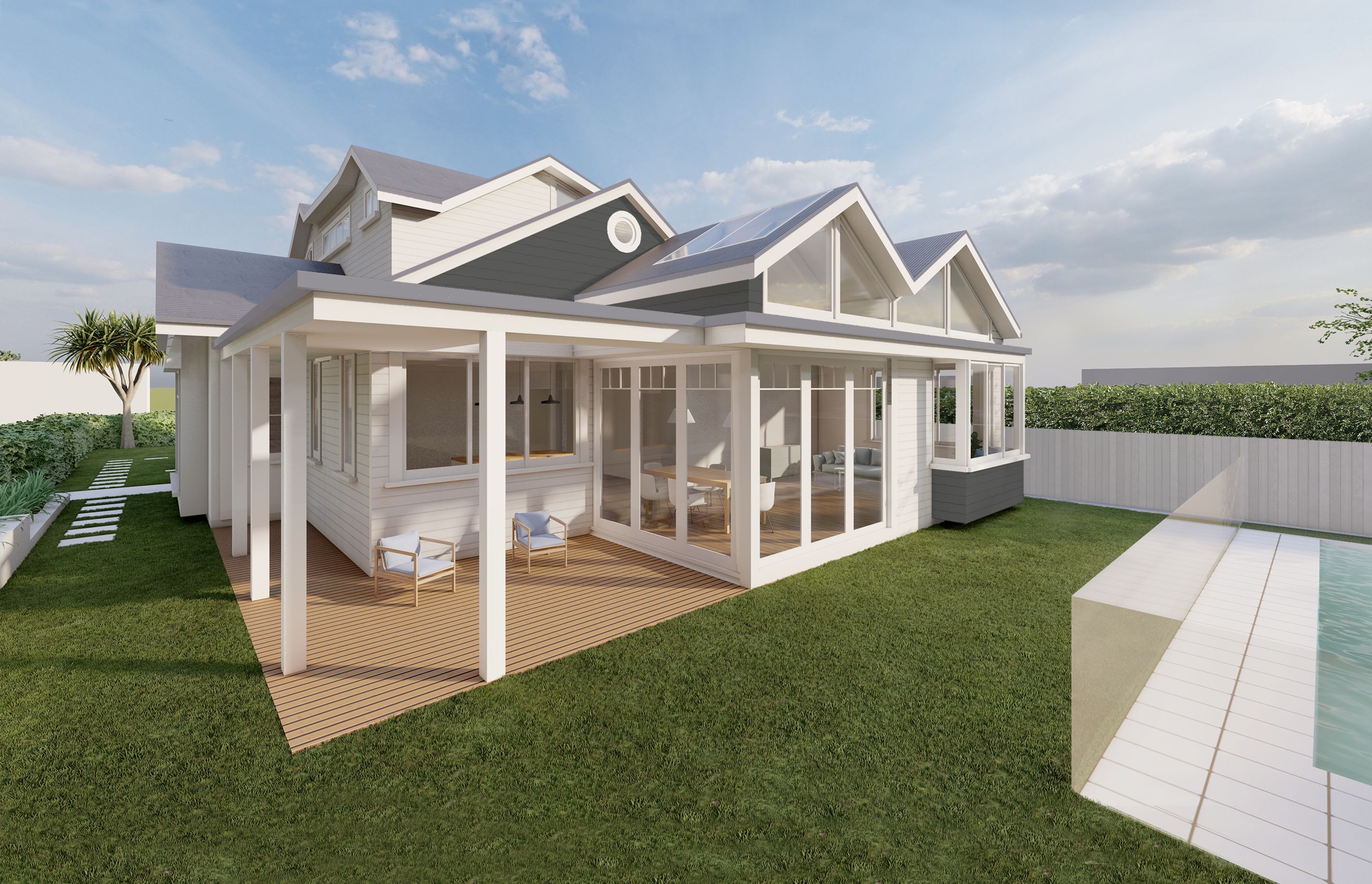 Twin Gables by Bourke Architects | ArchiPro NZ